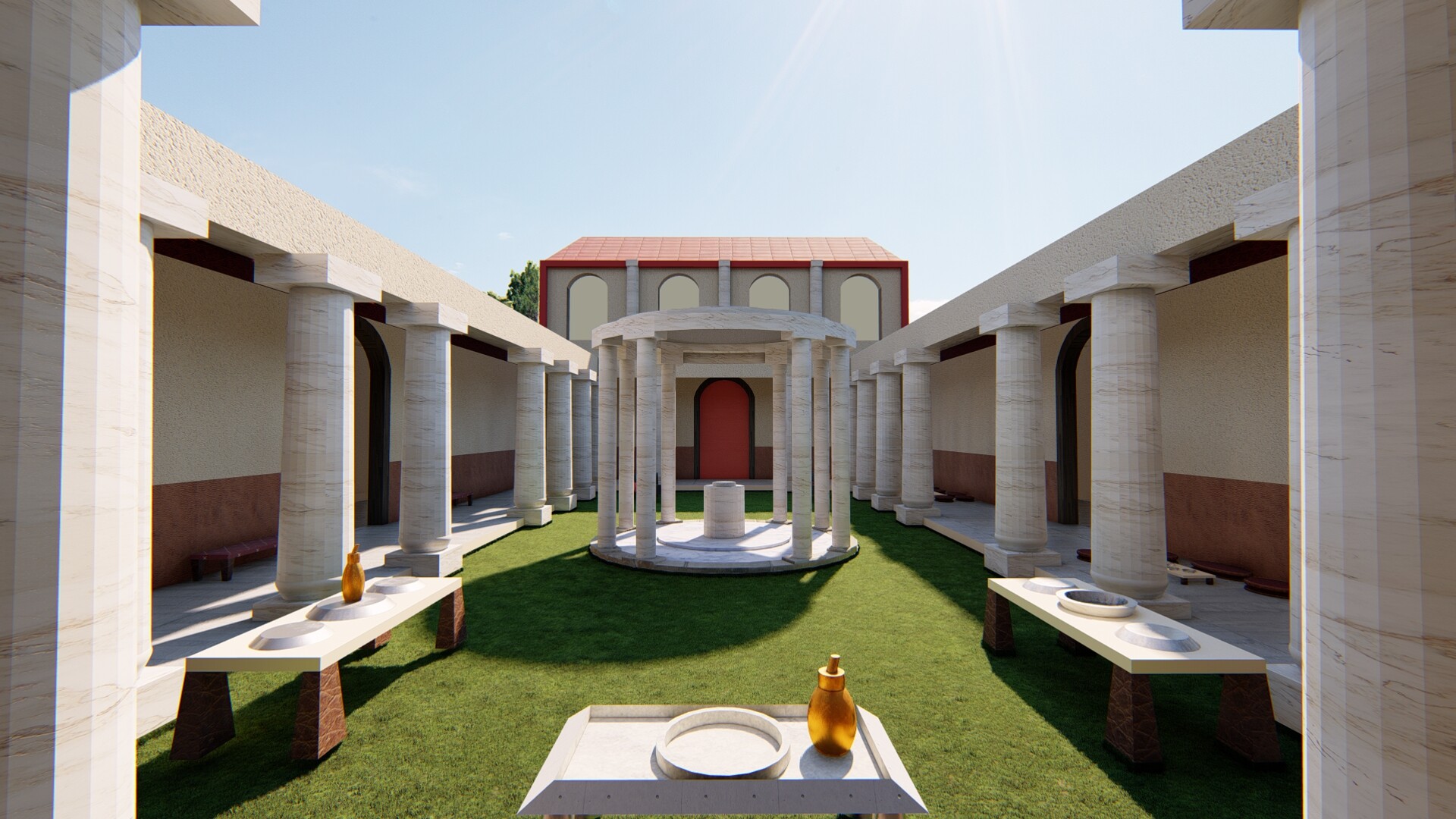 ArtStation - Roman Villa Concept