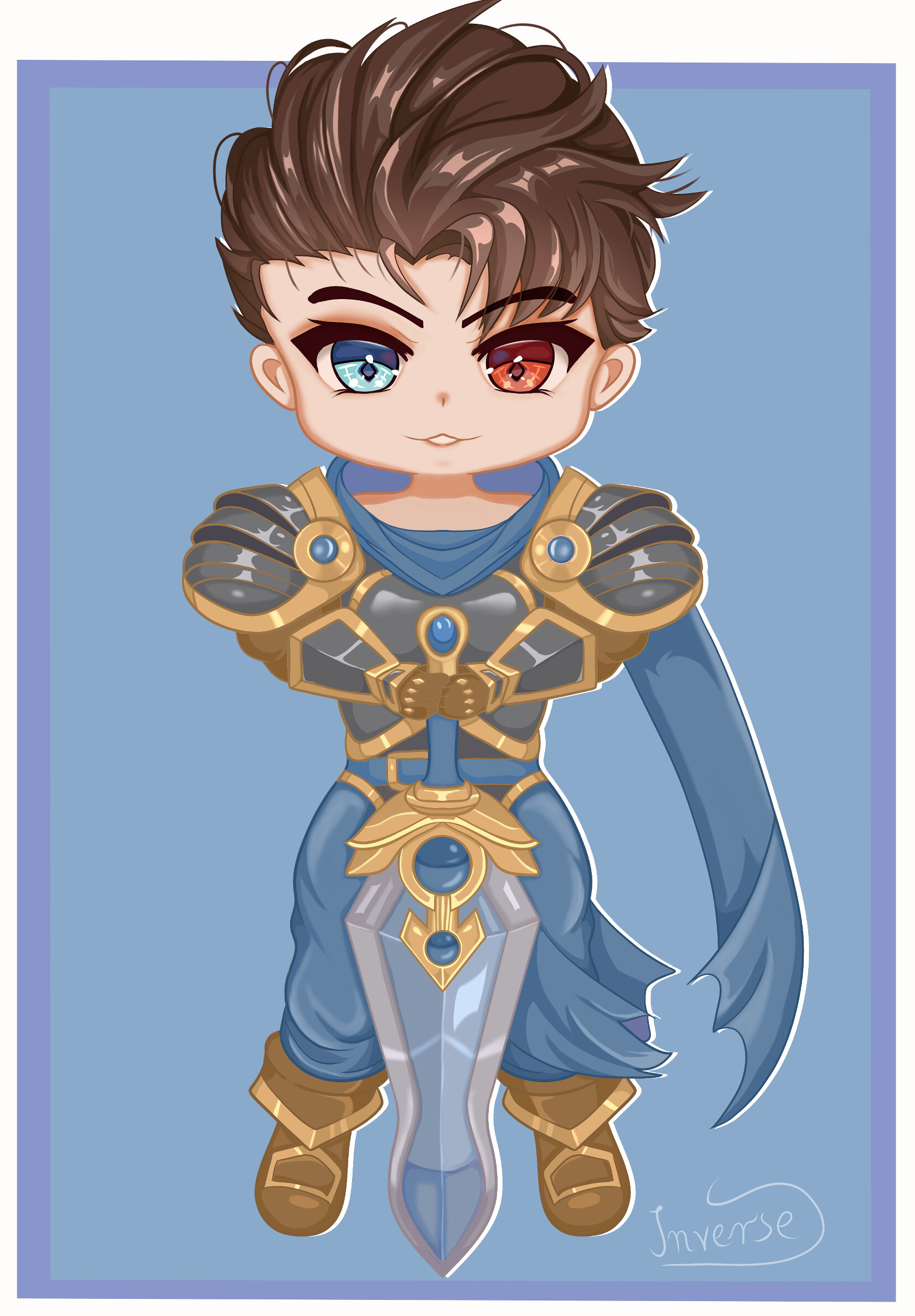 ArtStation - Garen Chibi - League of Legends