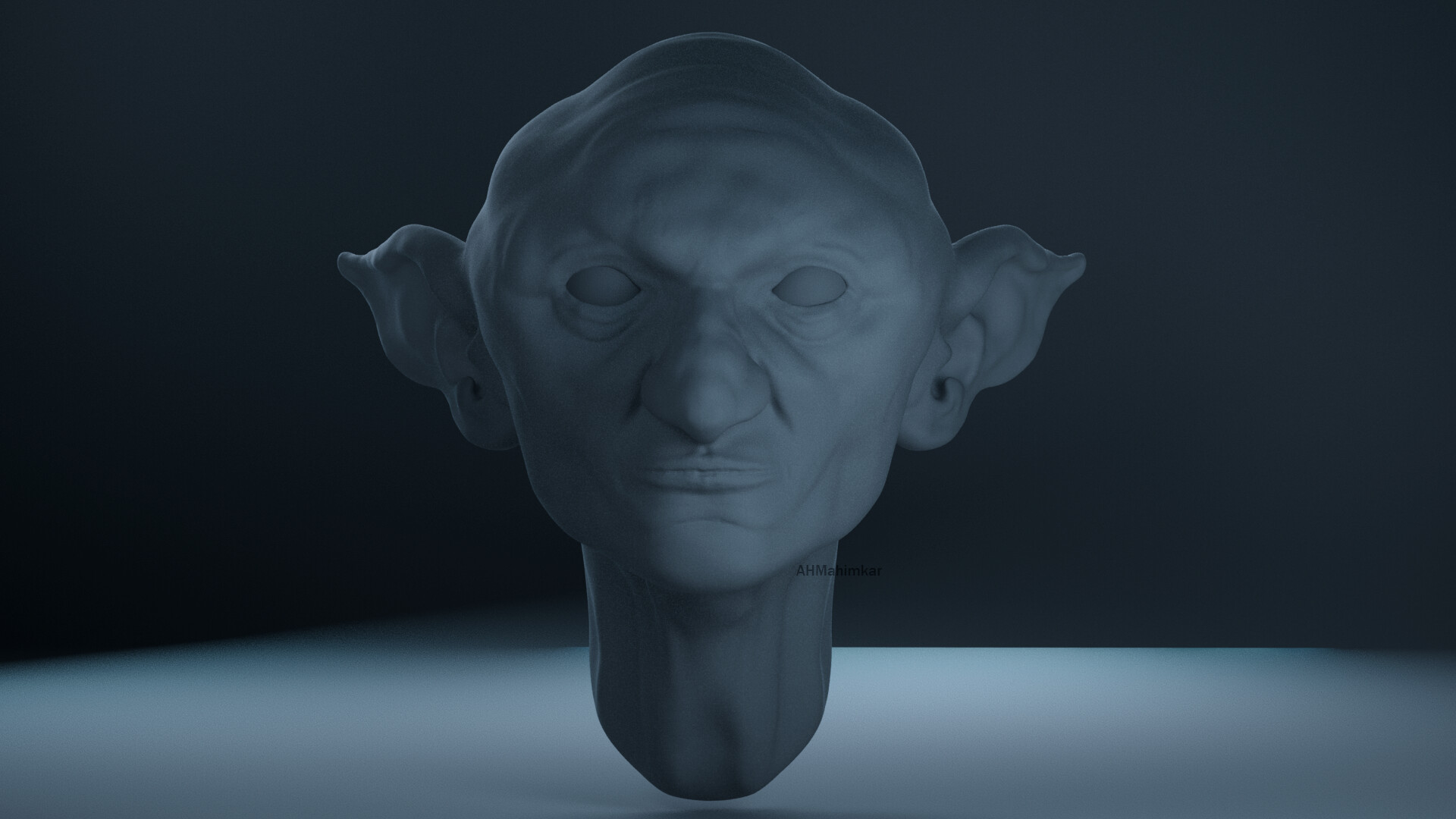 ArtStation - Elf Head Sculpting & Lighting - ZBrush | Maya | V-Ray