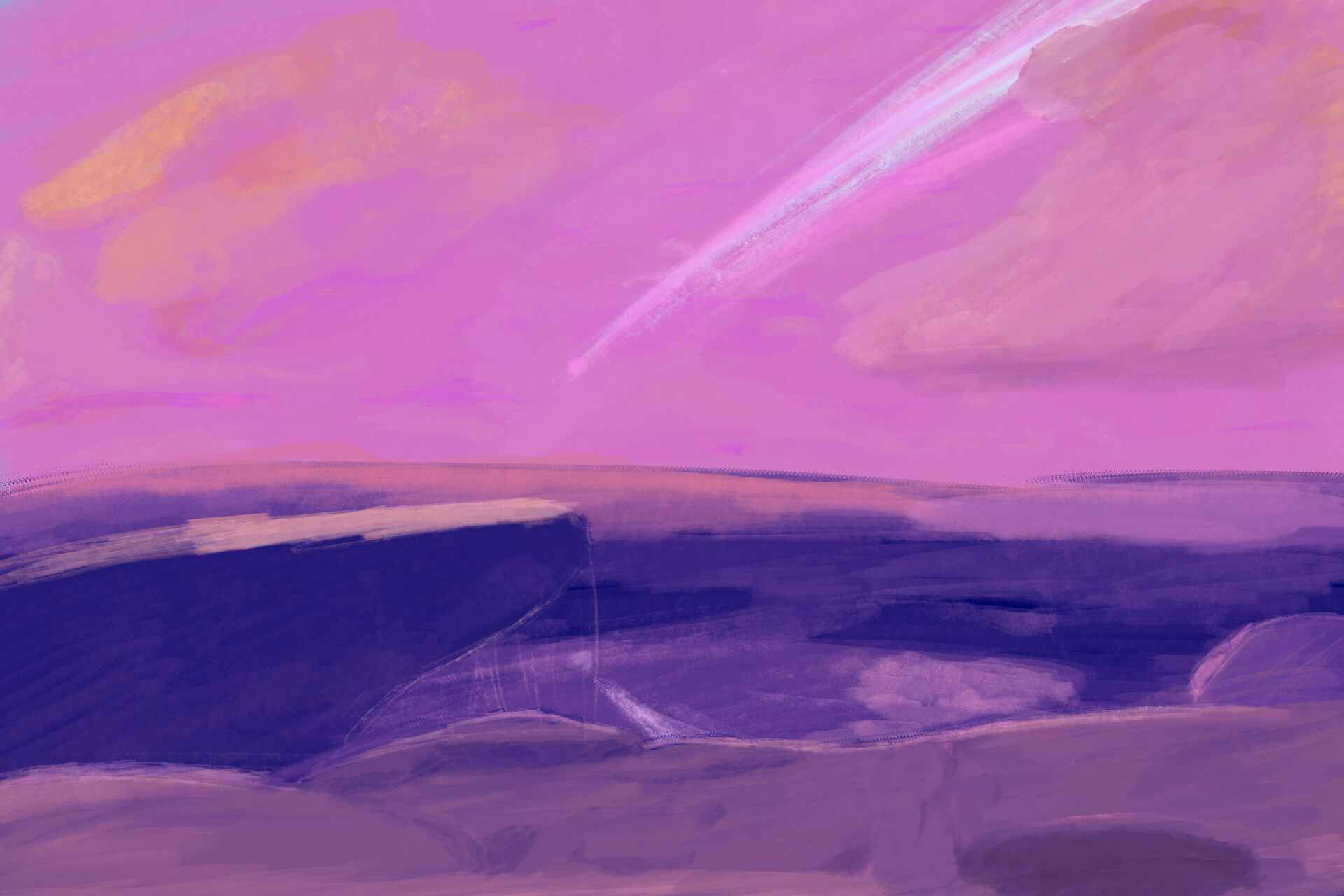 ArtStation - Color study #2 "Before Dusk"