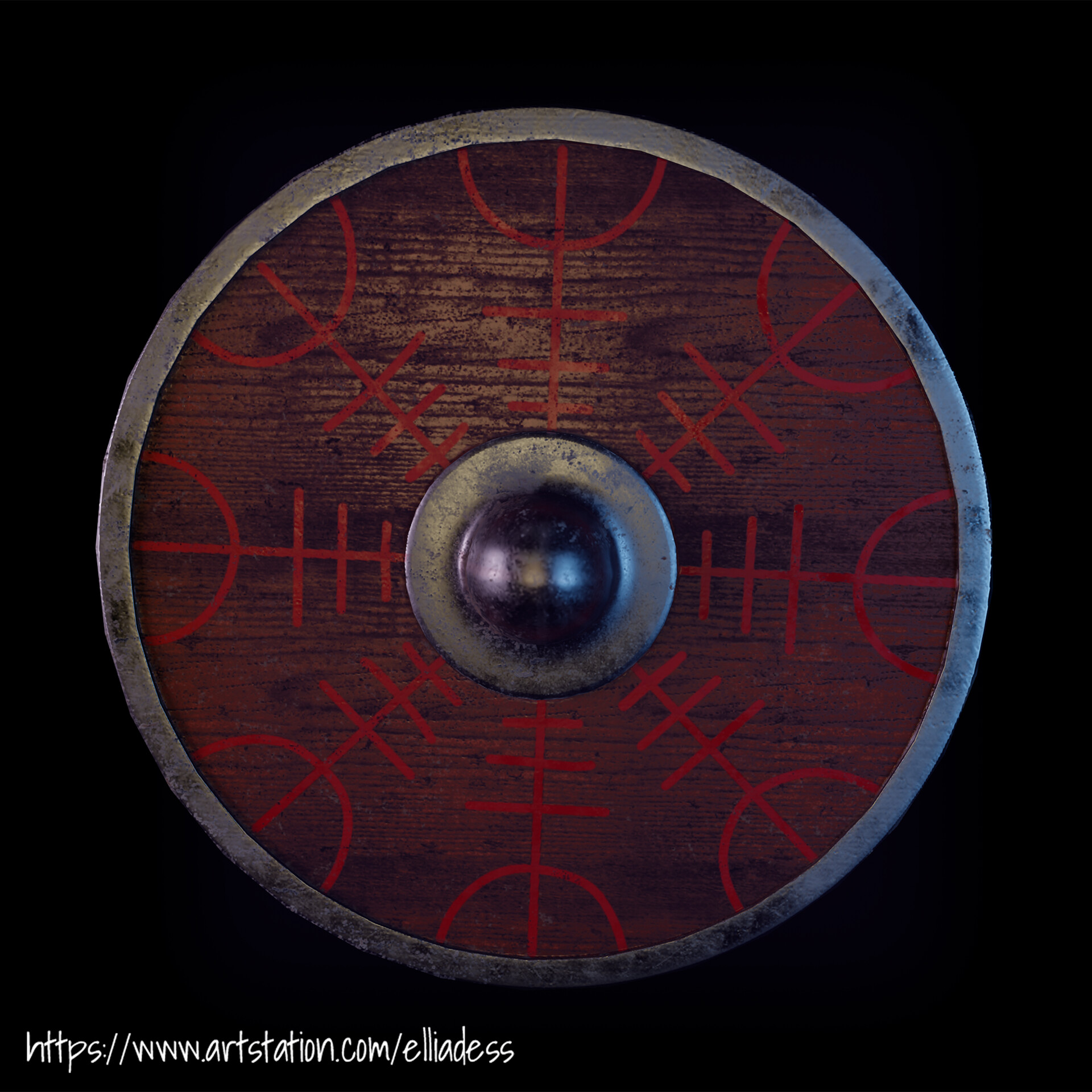 ArtStation - Viking shield