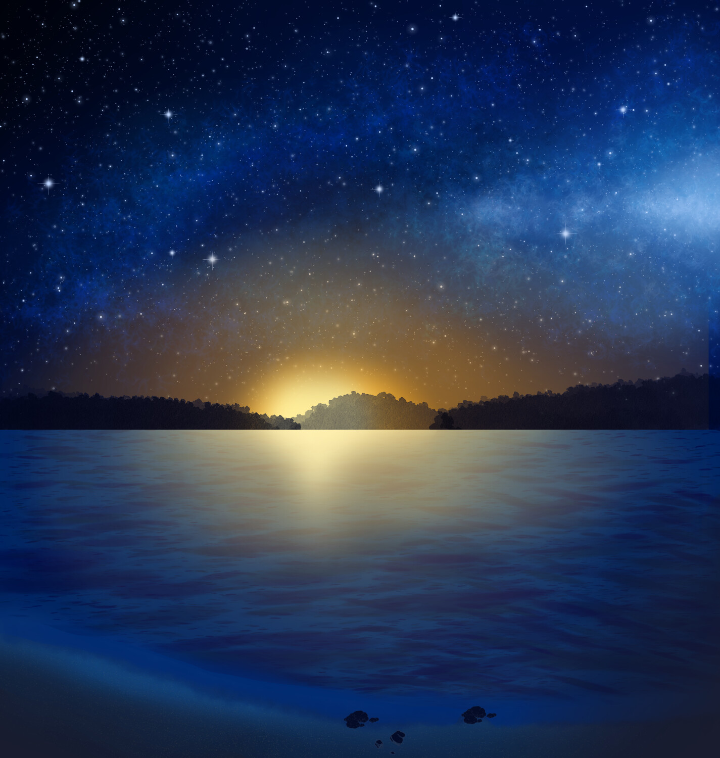 ArtStation - Ocean Night