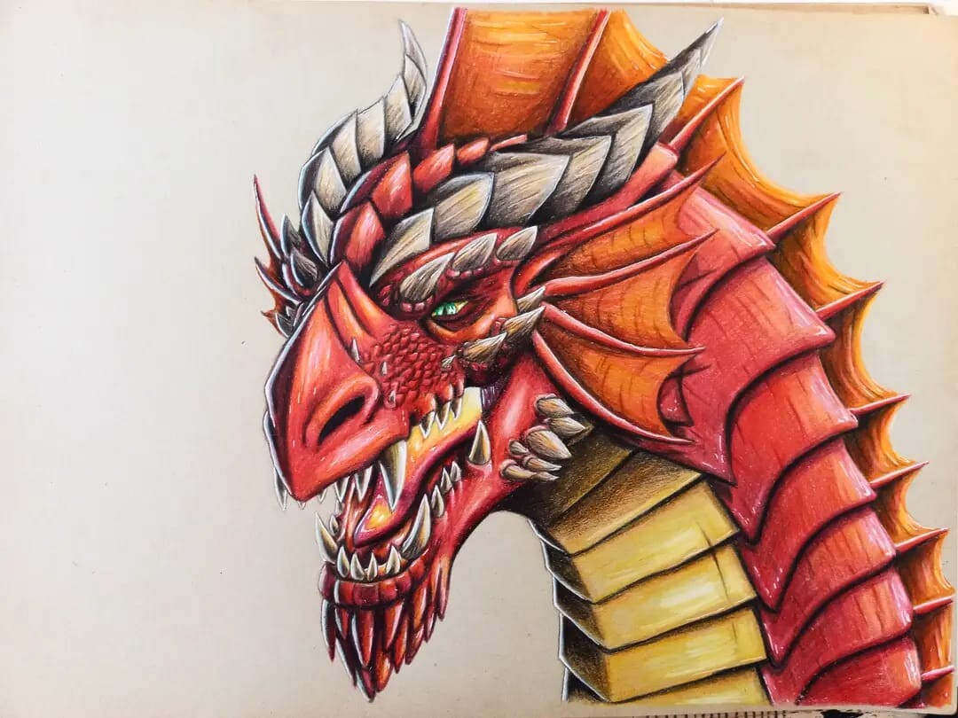 ArtStation - Red Dragon