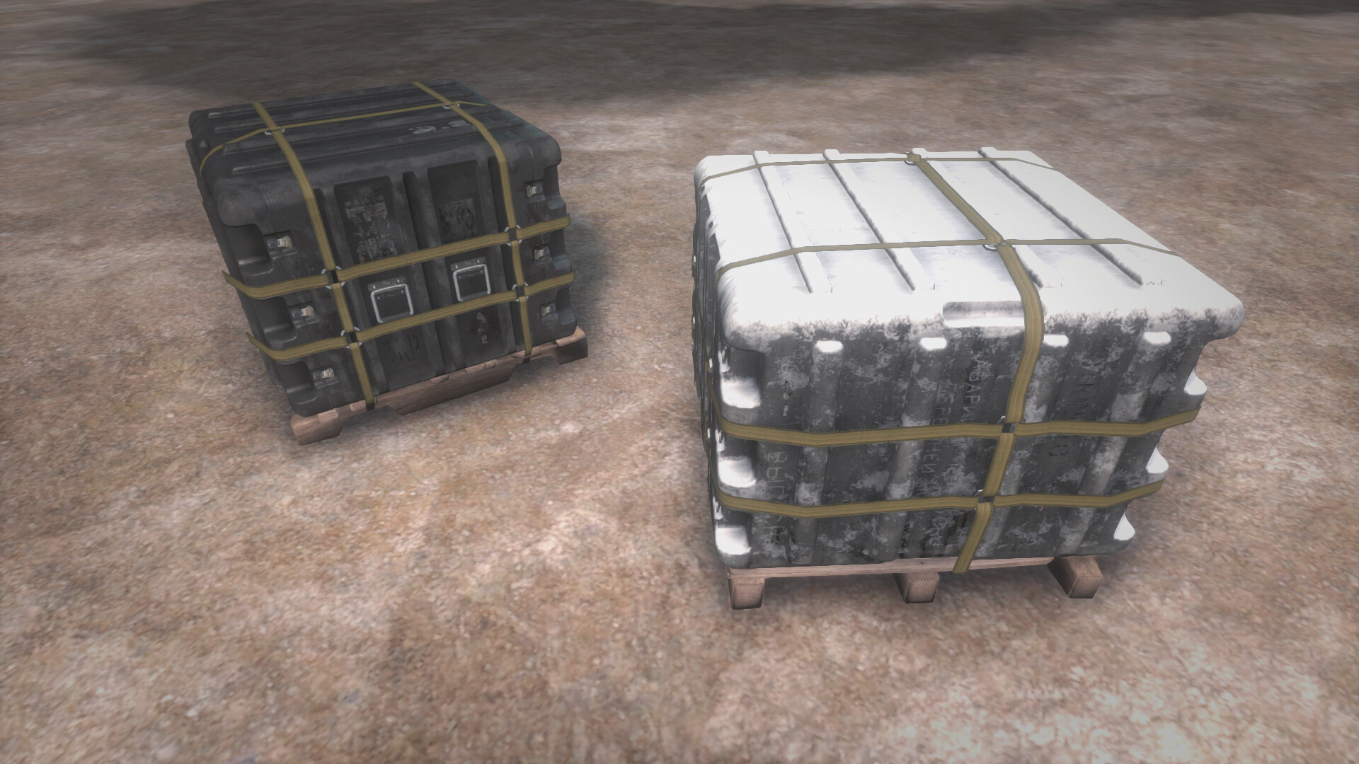 ArtStation - Tomb Raider Cover Object Cargo Kit