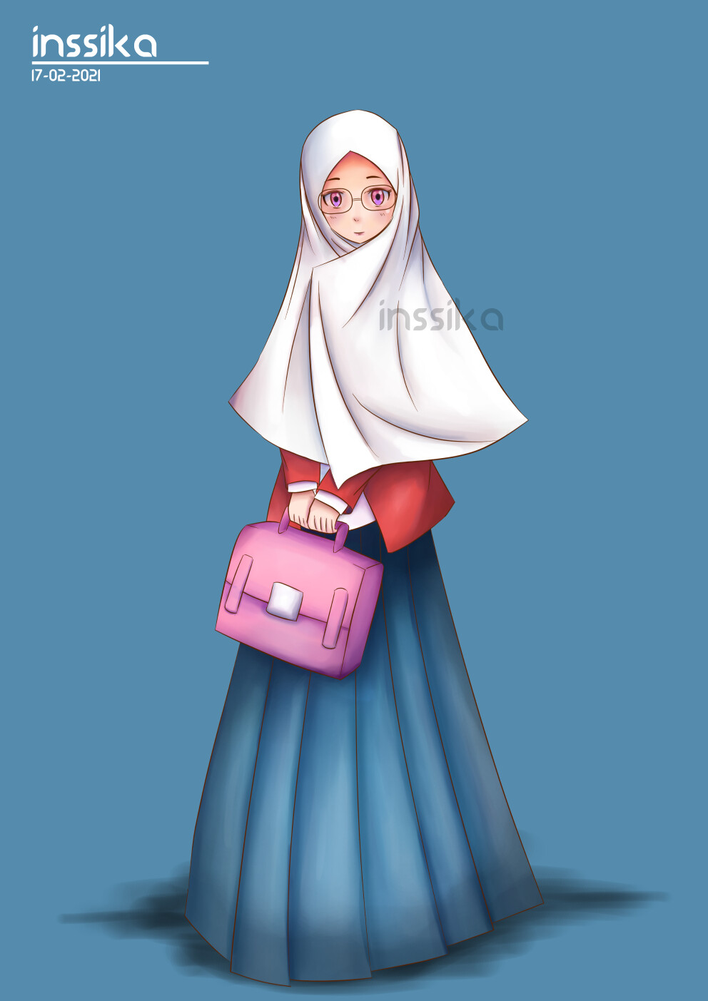 ArtStation - hijab girl character design