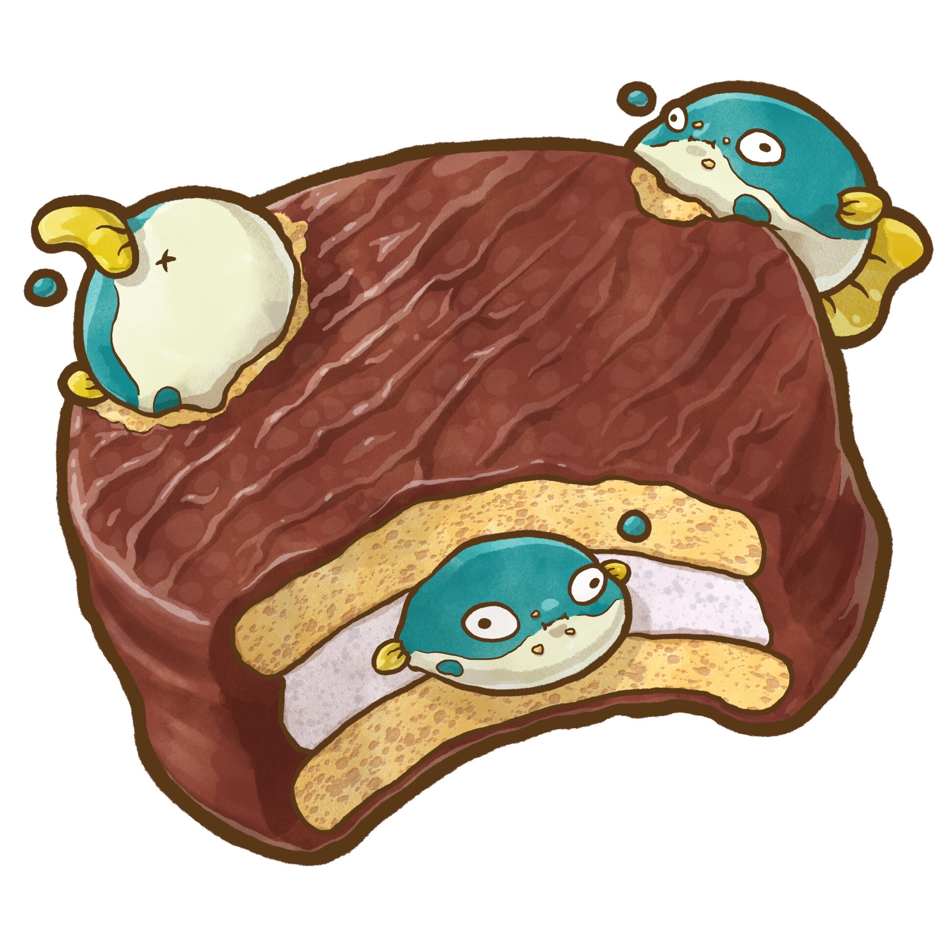 ArtStation - Fugucream Choco Pie