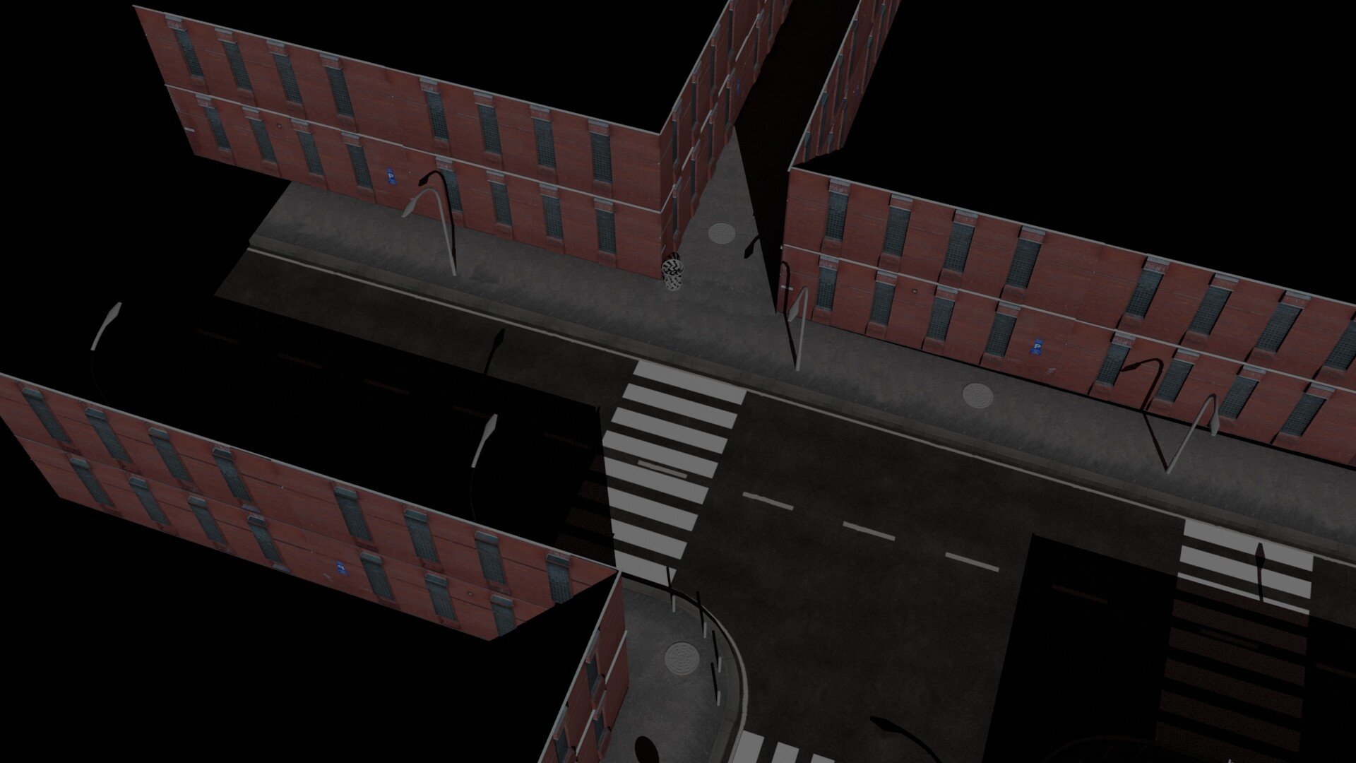 ArtStation - 3D Background street