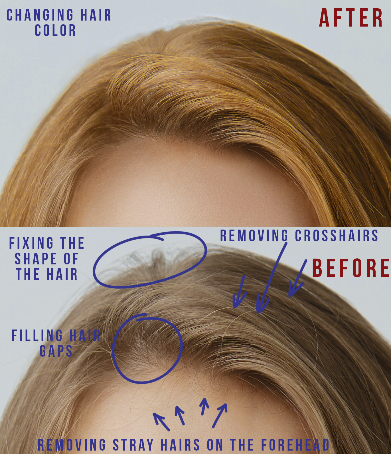 ArtStation - Hair_Retouching_Demonstration_1