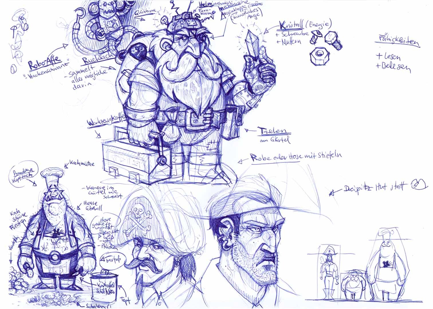 ArtStation - P&P Character Design