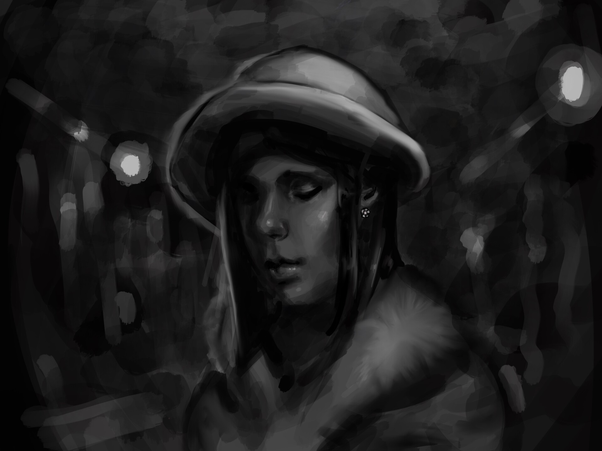 ArtStation - Noir sketch