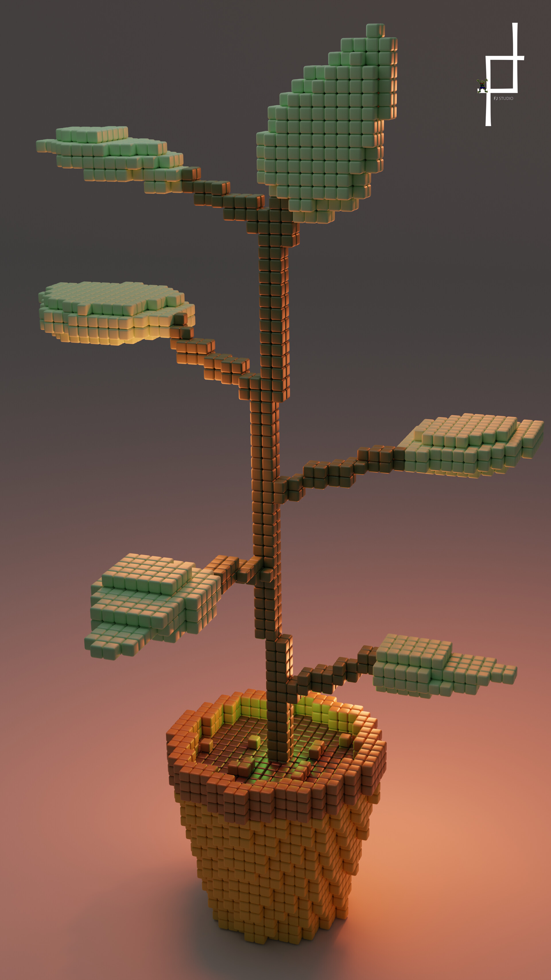 ArtStation - Plant Pixel Art