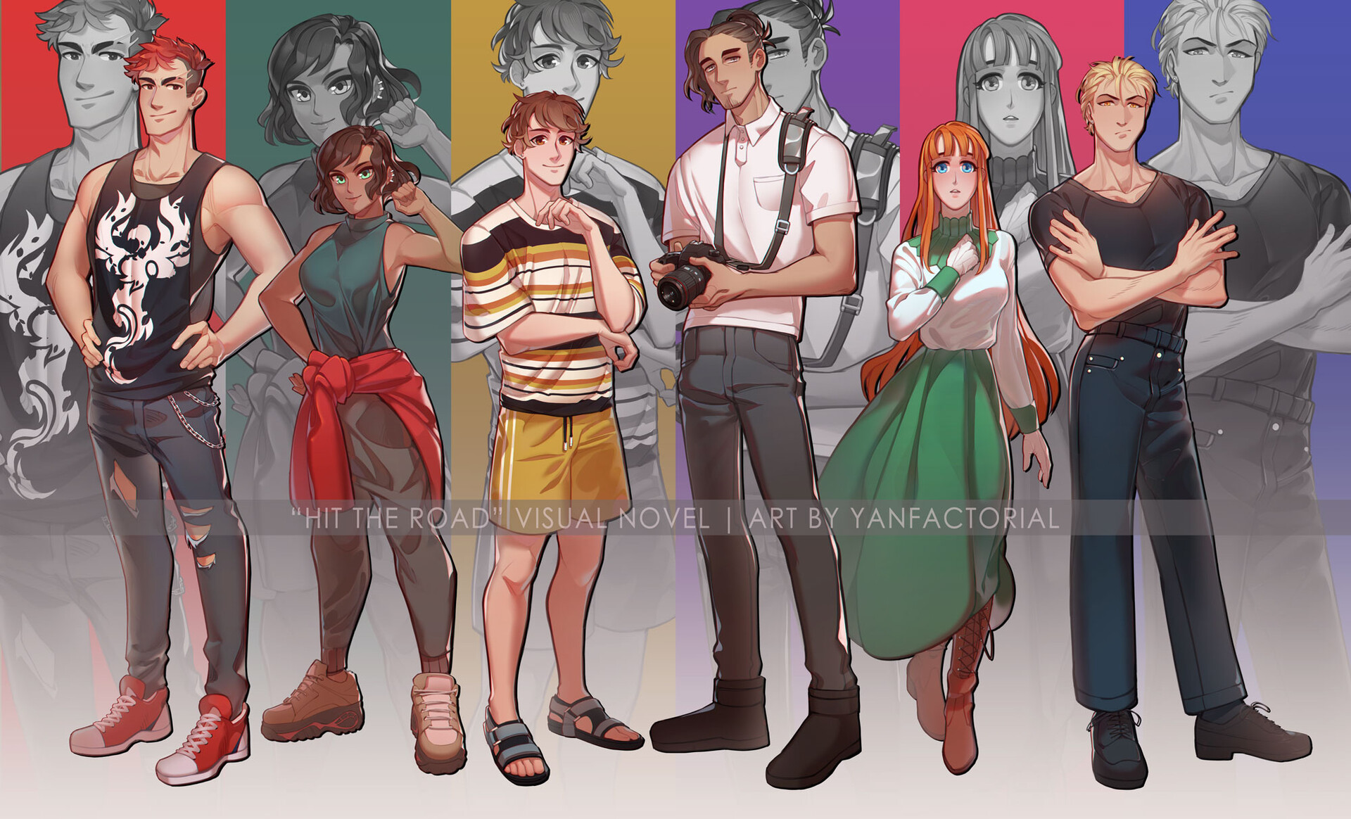 ArtStation - 2D Sprites of Visual Novel