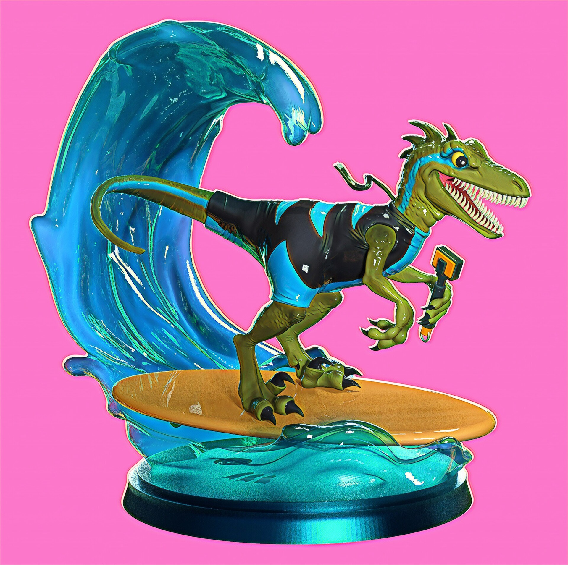 ArtStation - Surf Raptor