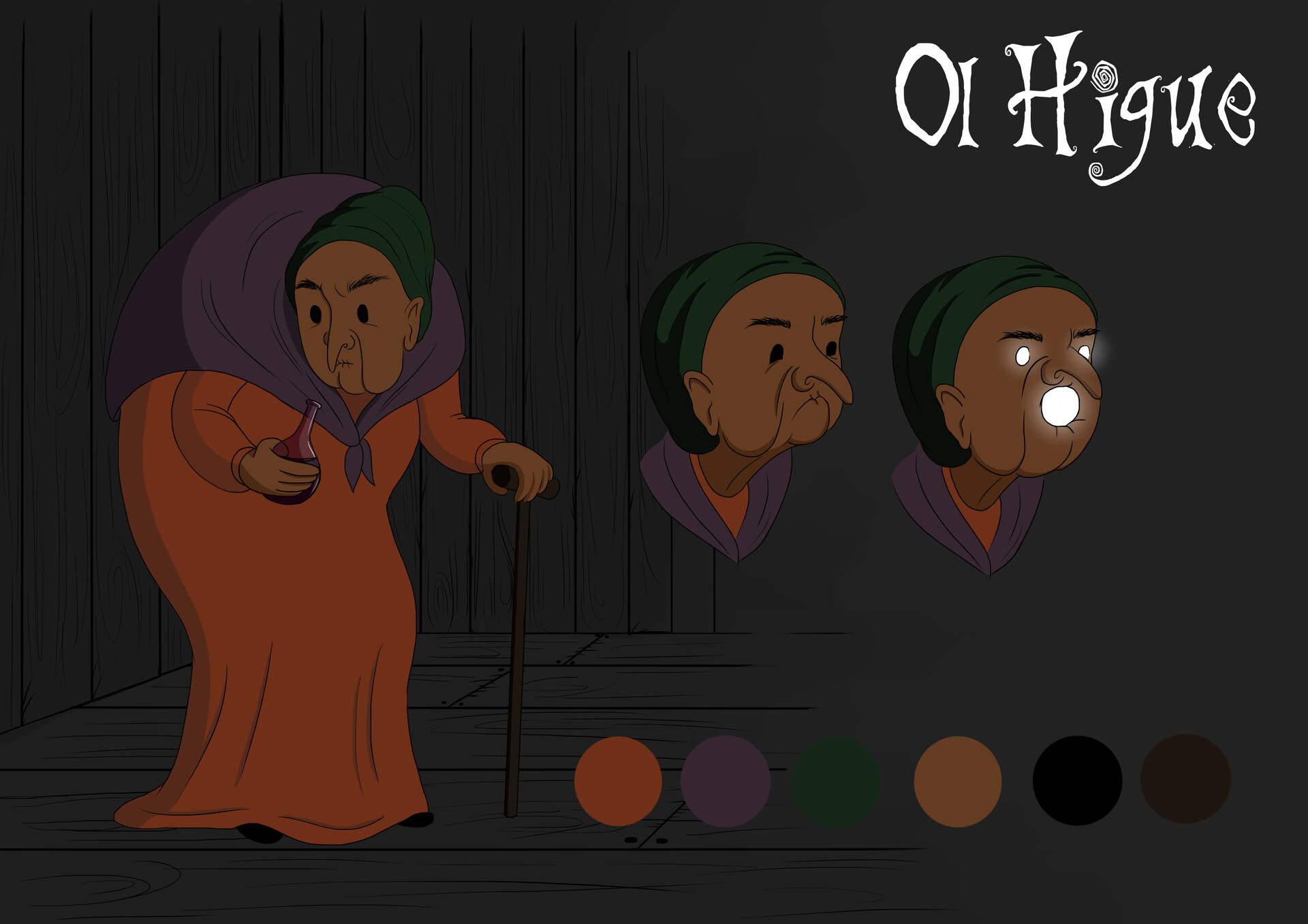 ArtStation - Ol' Higue Character Design