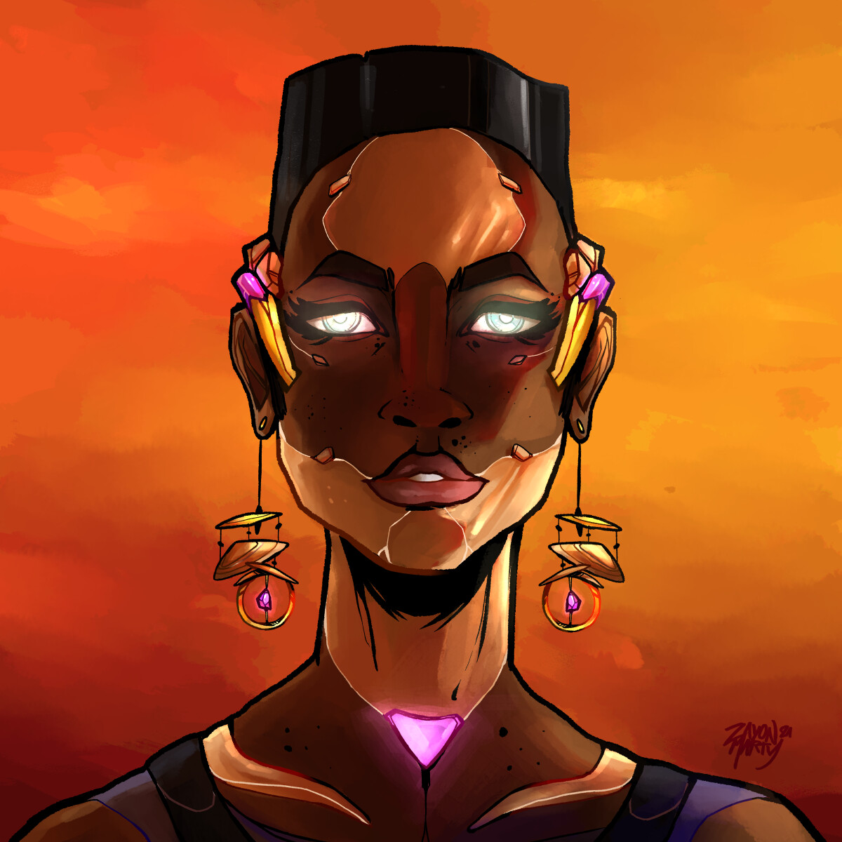 ArtStation - Cyberpeoples n°3 : Kate