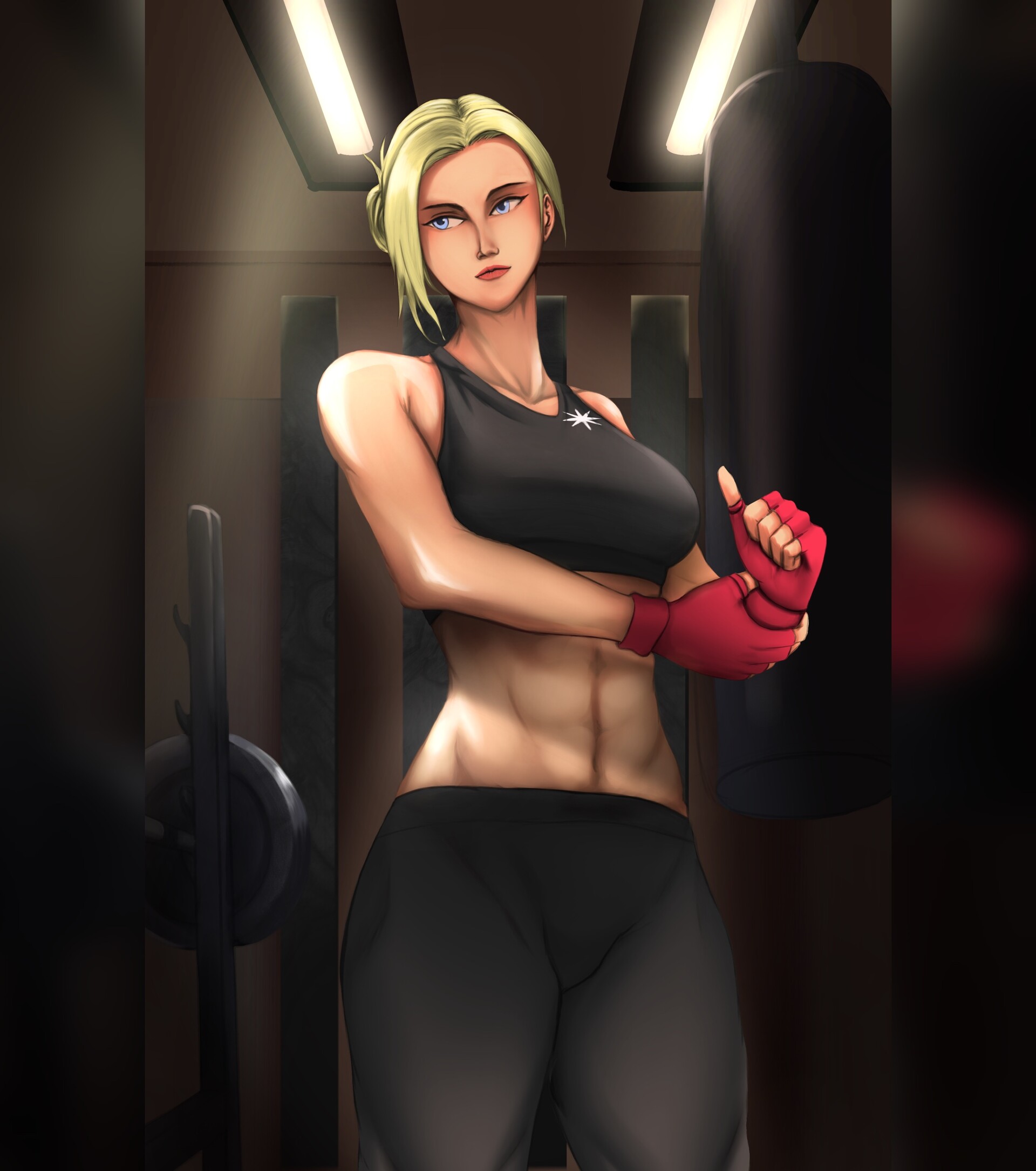 ArtStation - Annie leonhart gym outfit