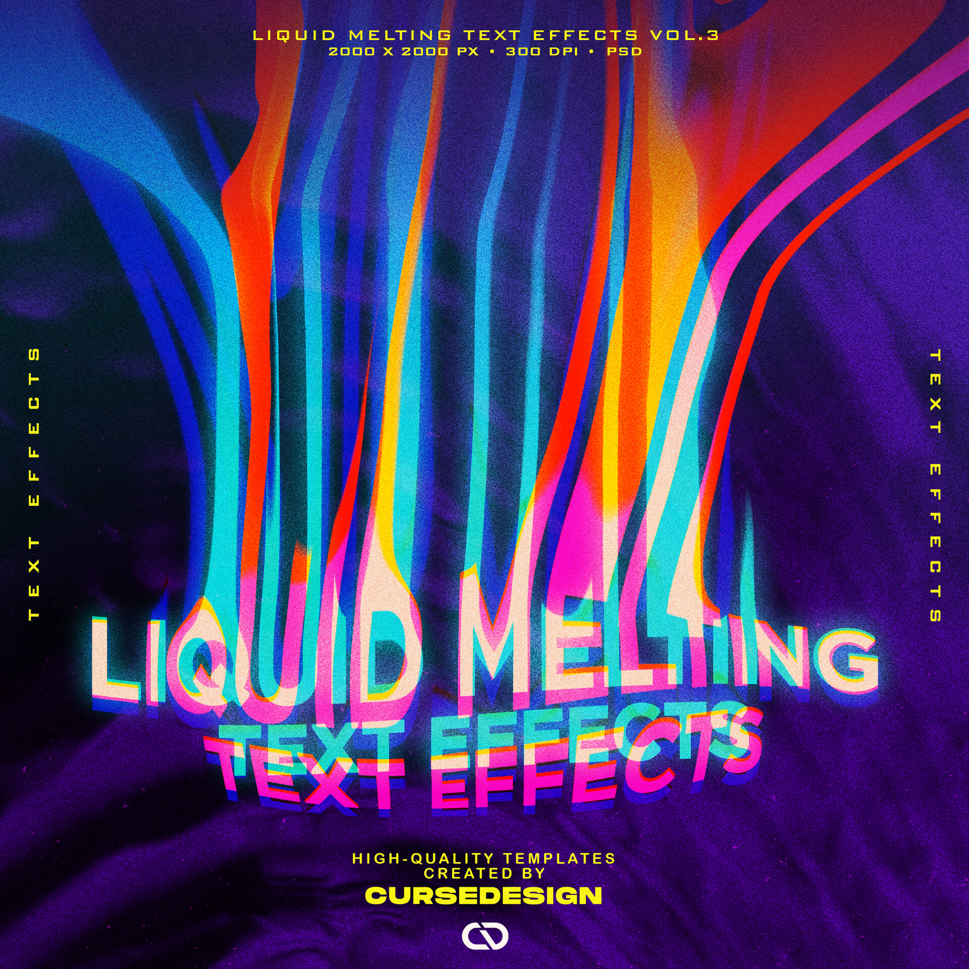ArtStation - LIQUID MELTING - 10 TEXT EFFECTS VOL.3