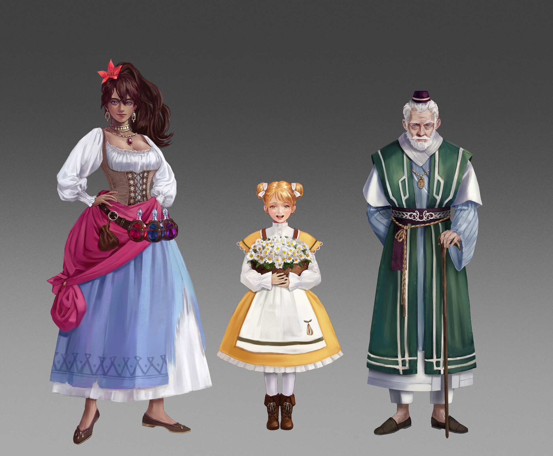 ArtStation - NPC (3인)