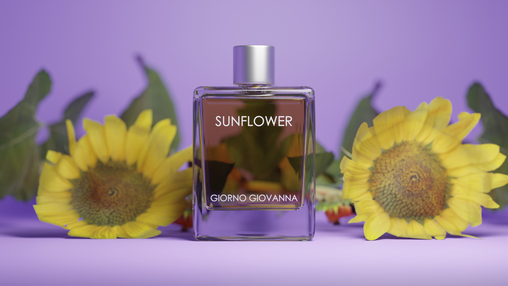 ArtStation - Sunflower - Fragrance Ad Concept