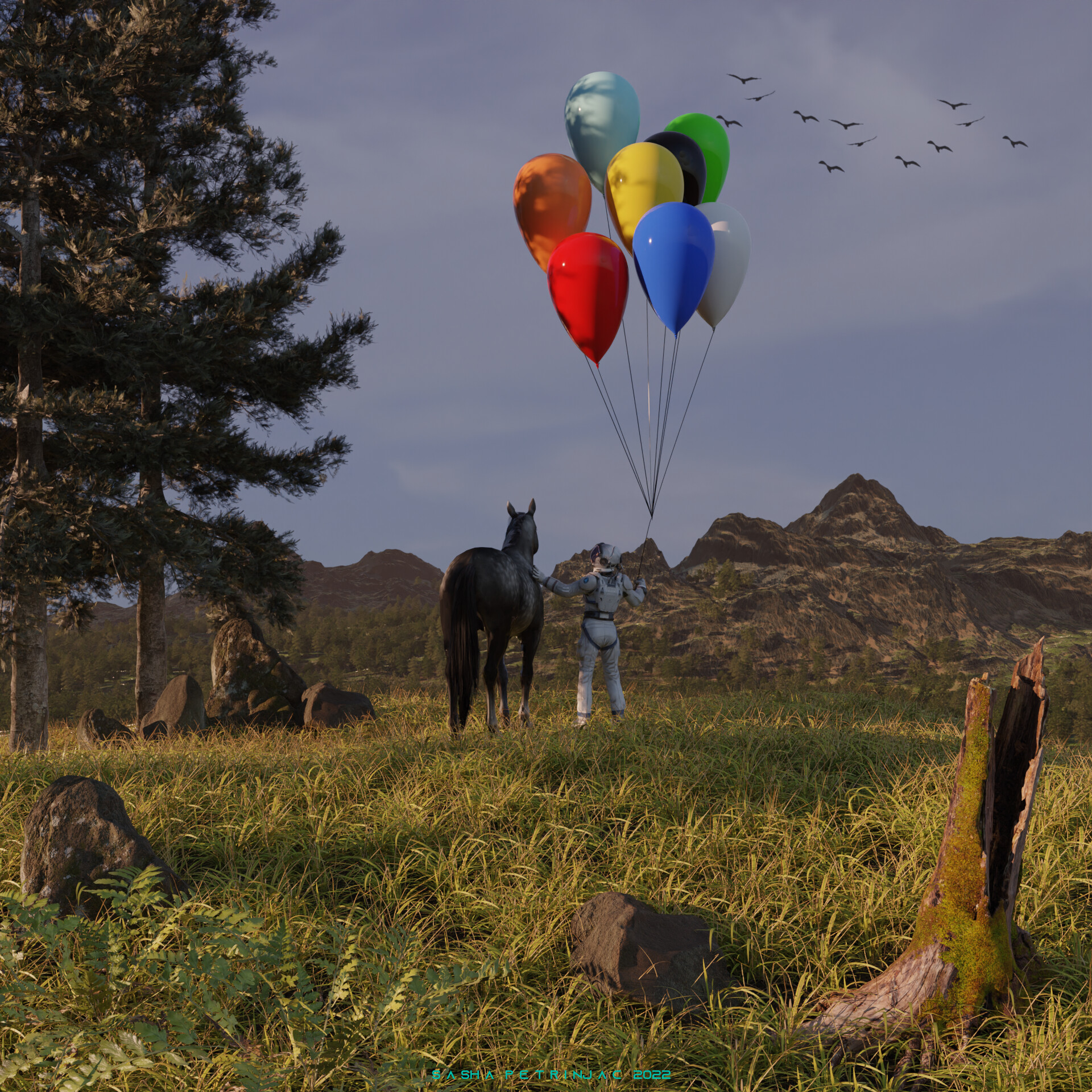 ArtStation - sunday render...done in blender 3.00 (cycles render)