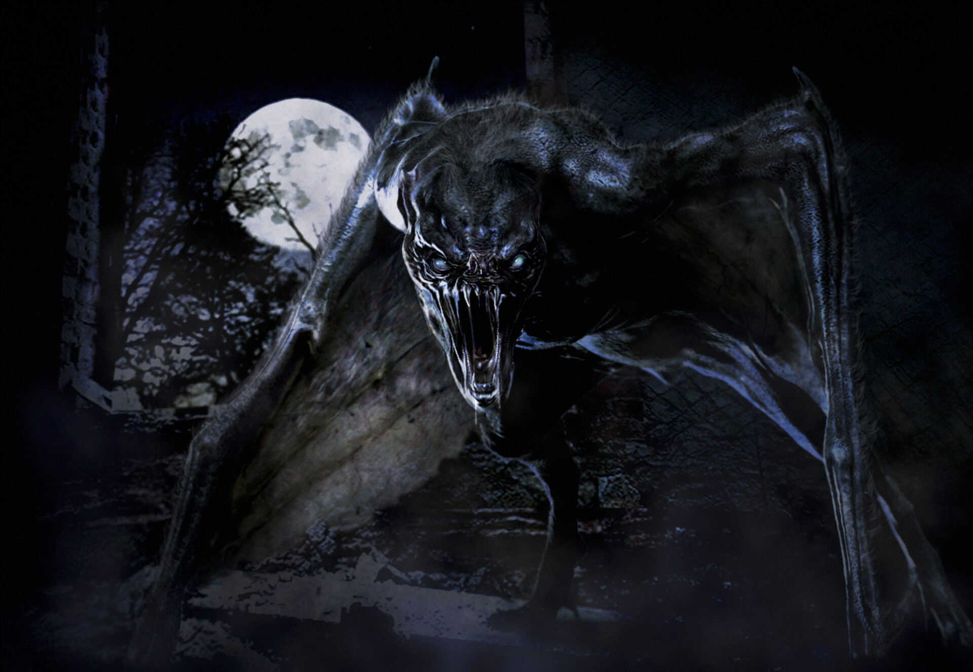 ArtStation - Desmodous bat creature