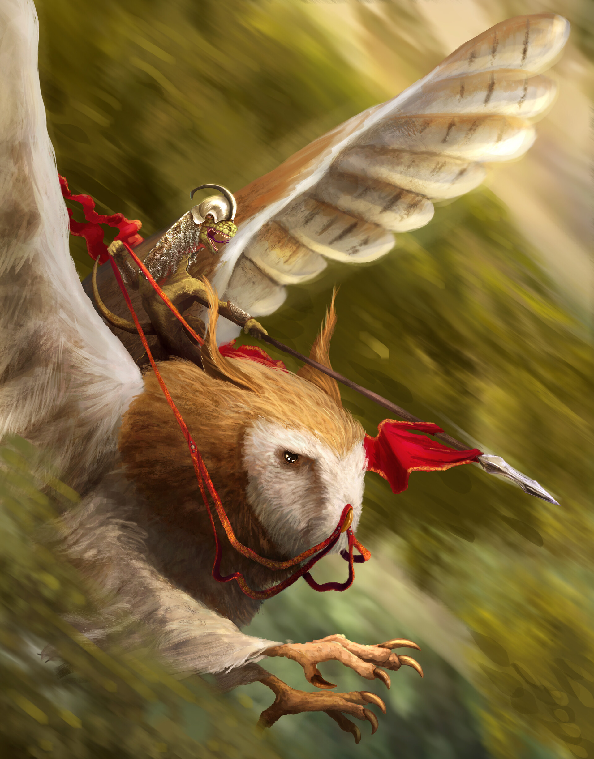 ArtStation - Owl attack