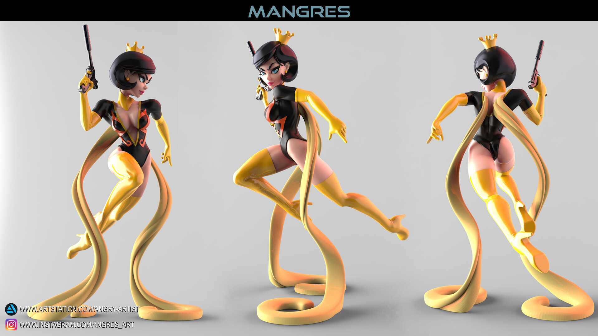 Mark Angres Dr Mrs The Monarch Dr Girlfriend Free 3d Print Model