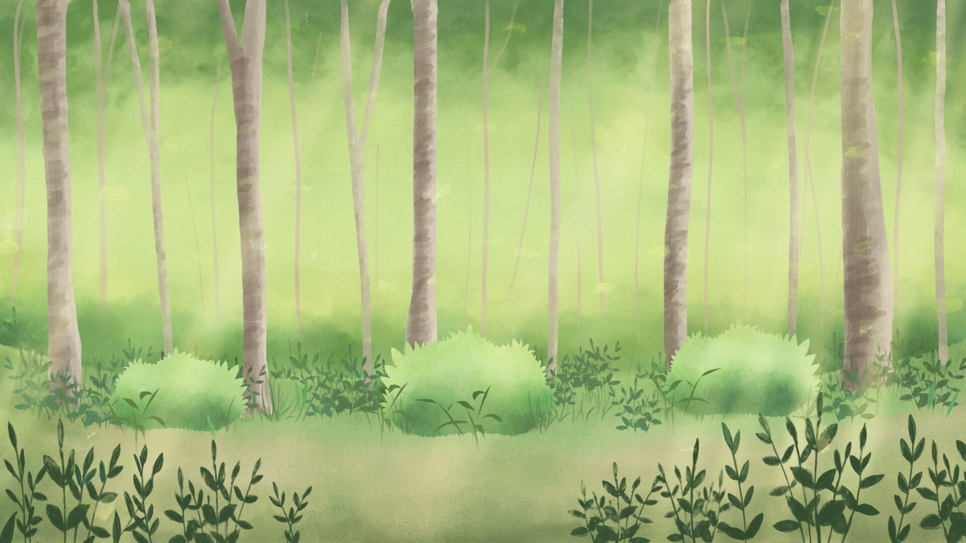 ArtStation - Forest Background