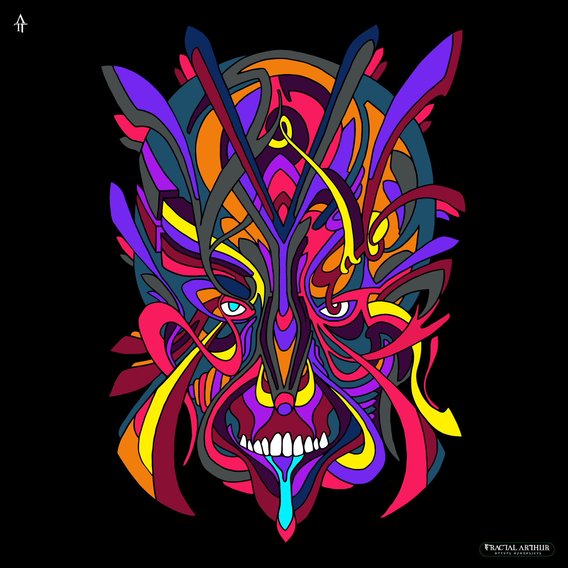ArtStation - Fracto-mask | Ornamental fractal design