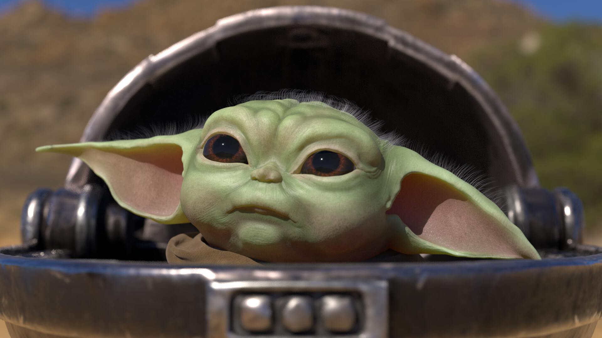 ArtStation - Baby Yoda (Grogu)