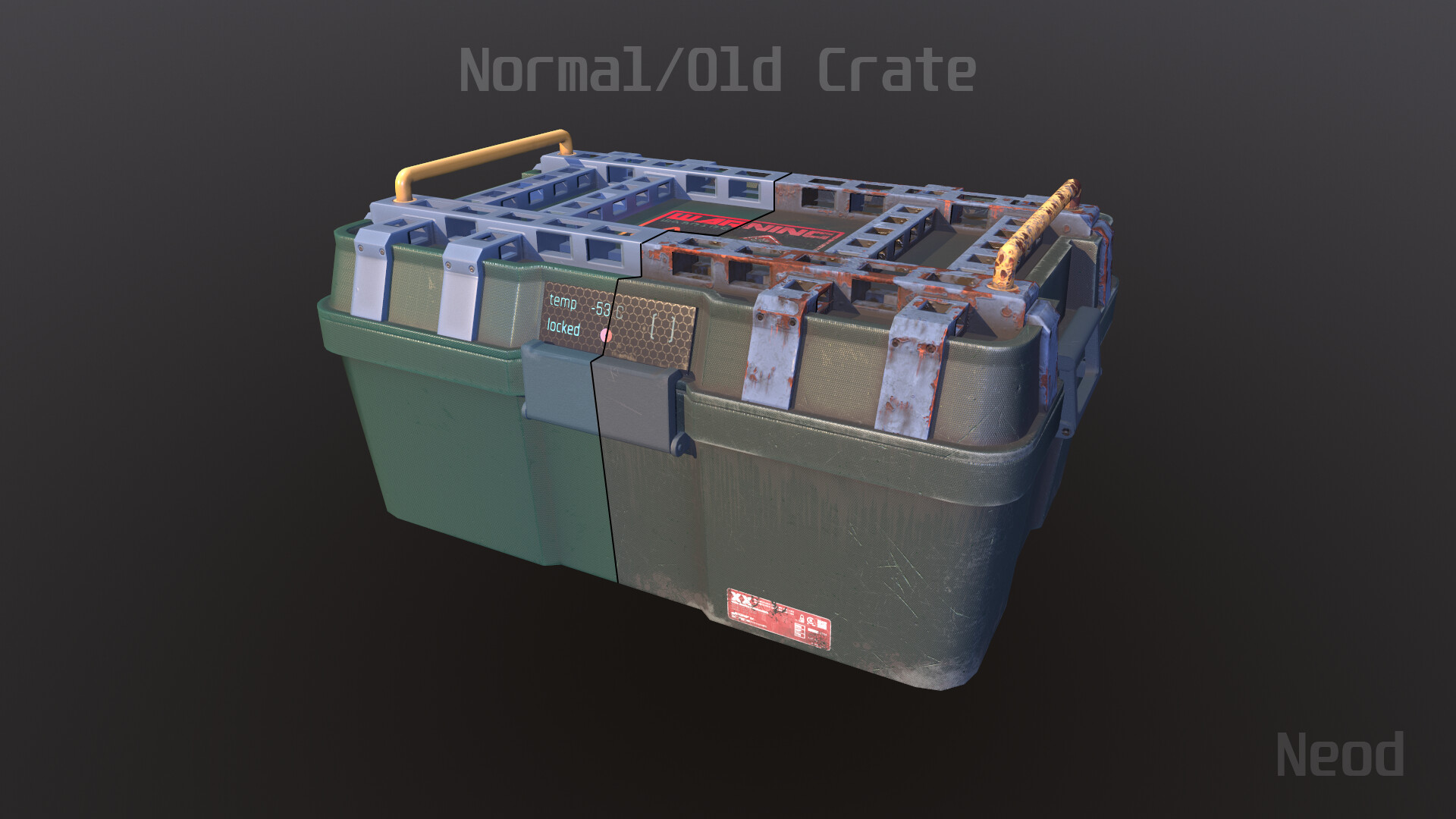 ArtStation - Sci fi Normal/Old Crate