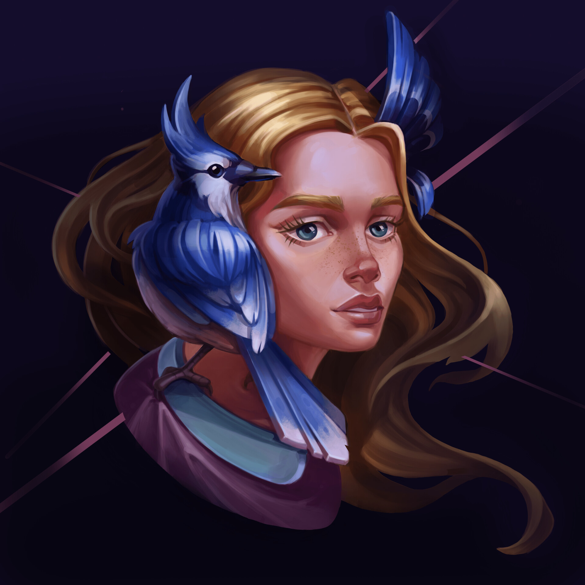 ArtStation - Bird girl