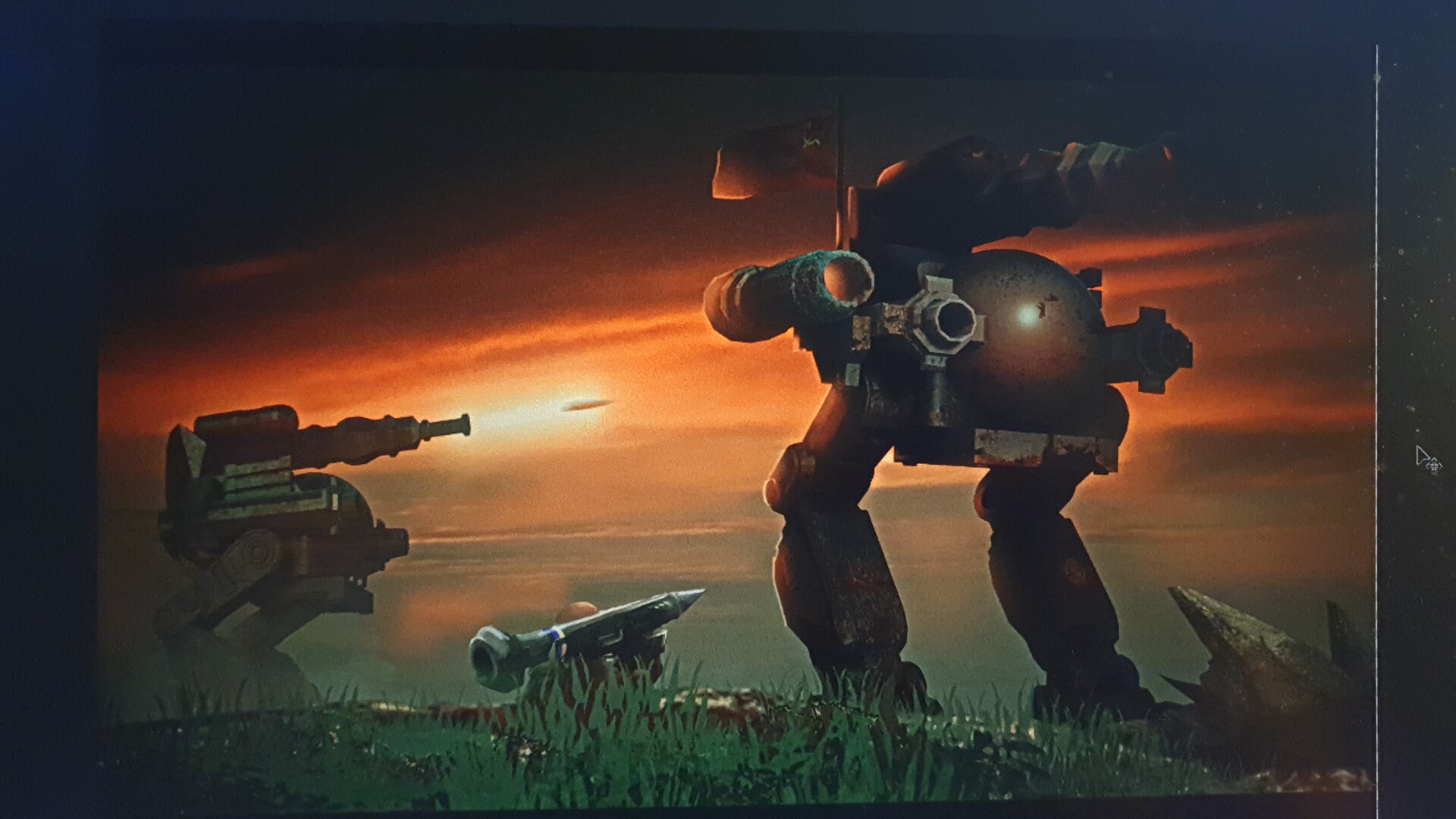 ArtStation - Fighting the Mechwarrior