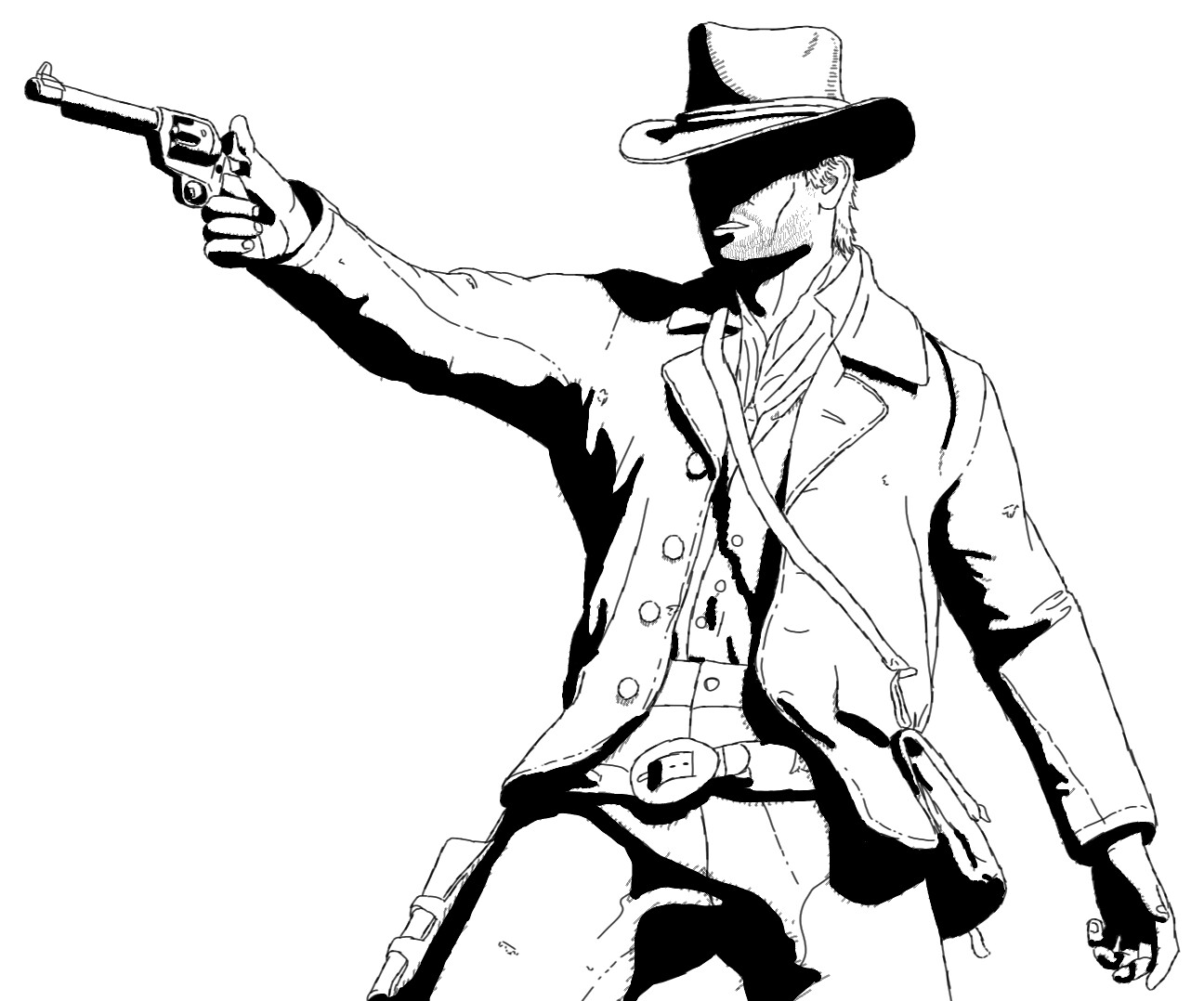 rdr2 coloring pages
