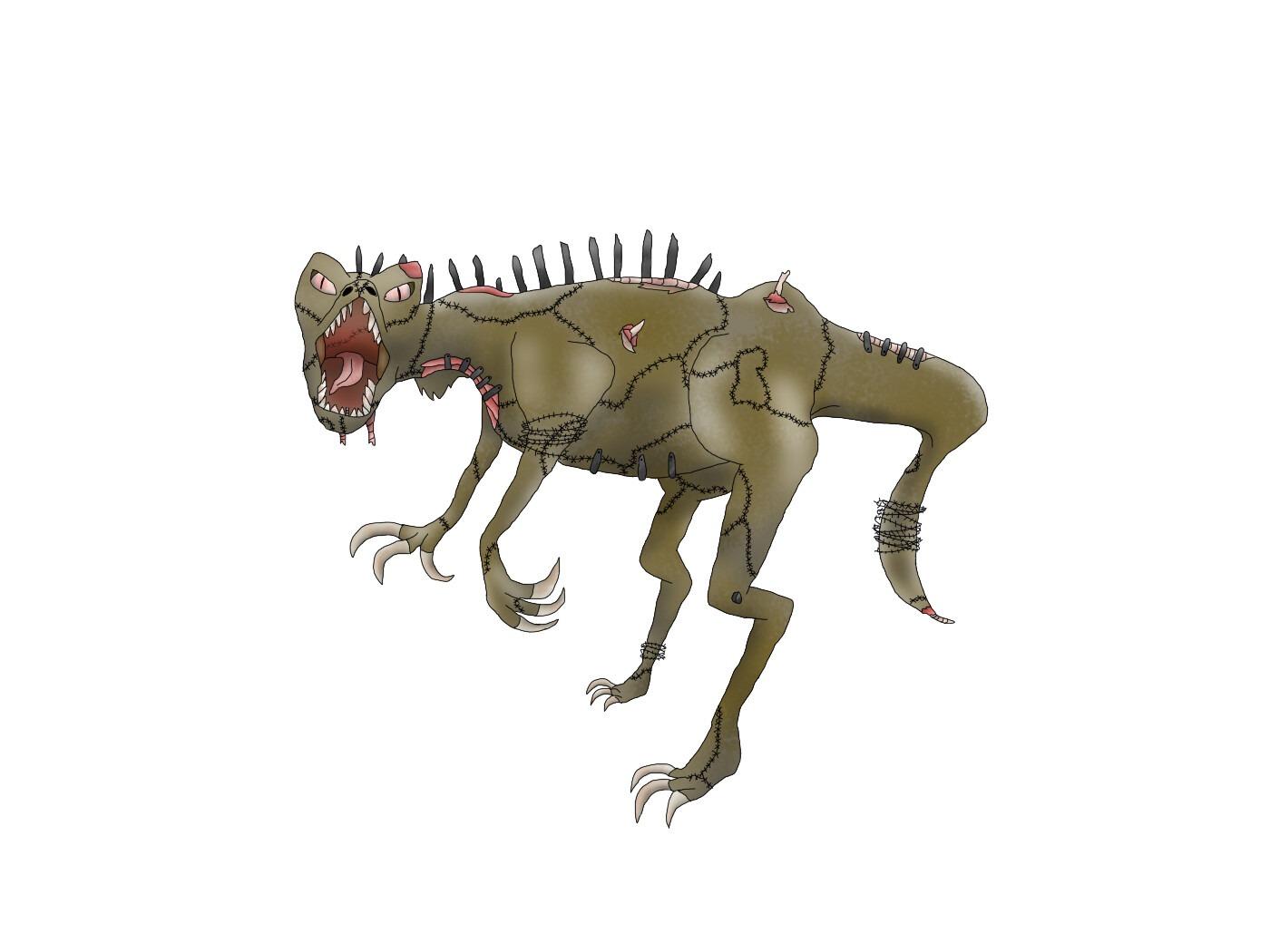 ArtStation - Zombie Dinosaur