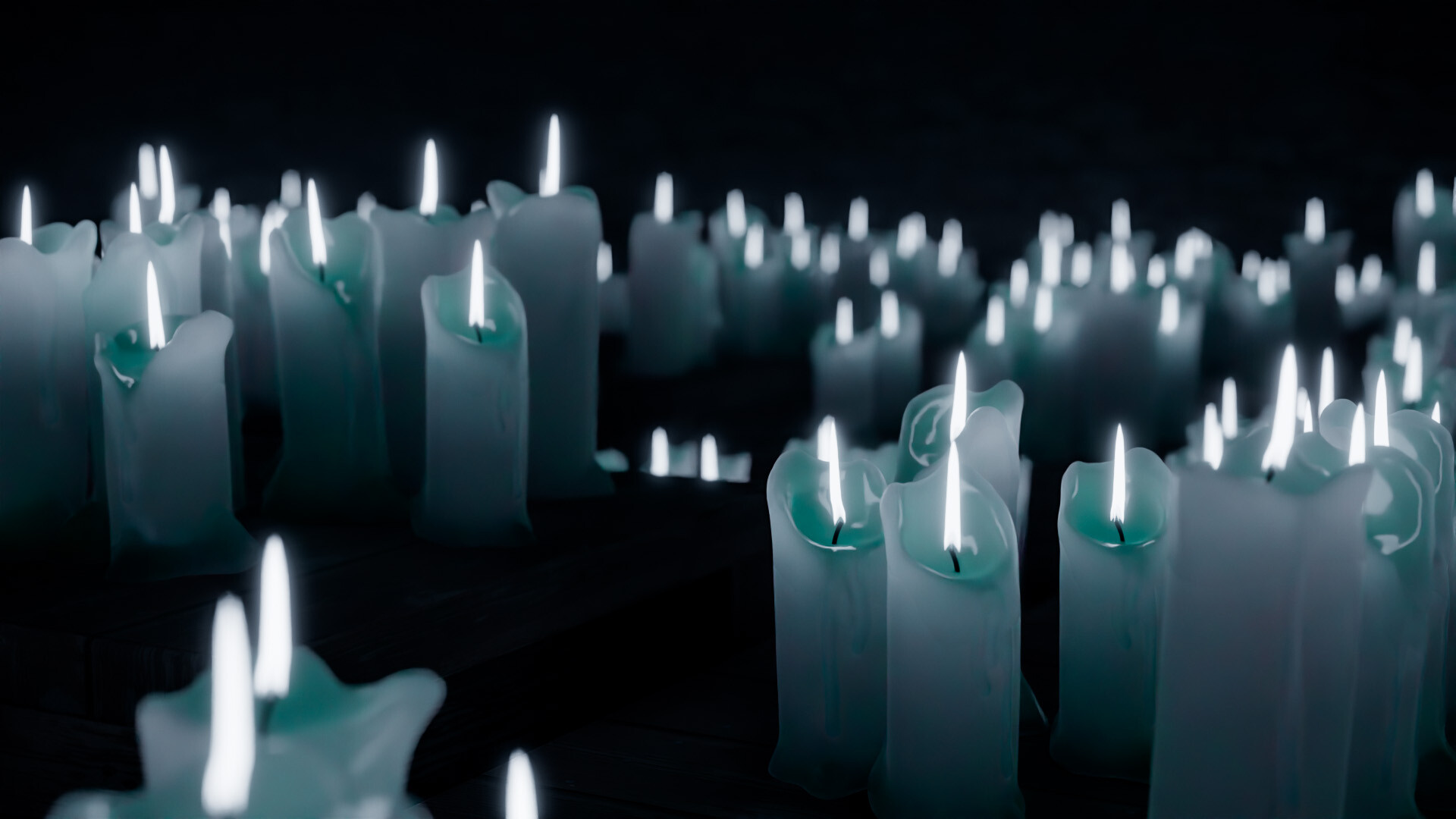 ArtStation - Eerie candles