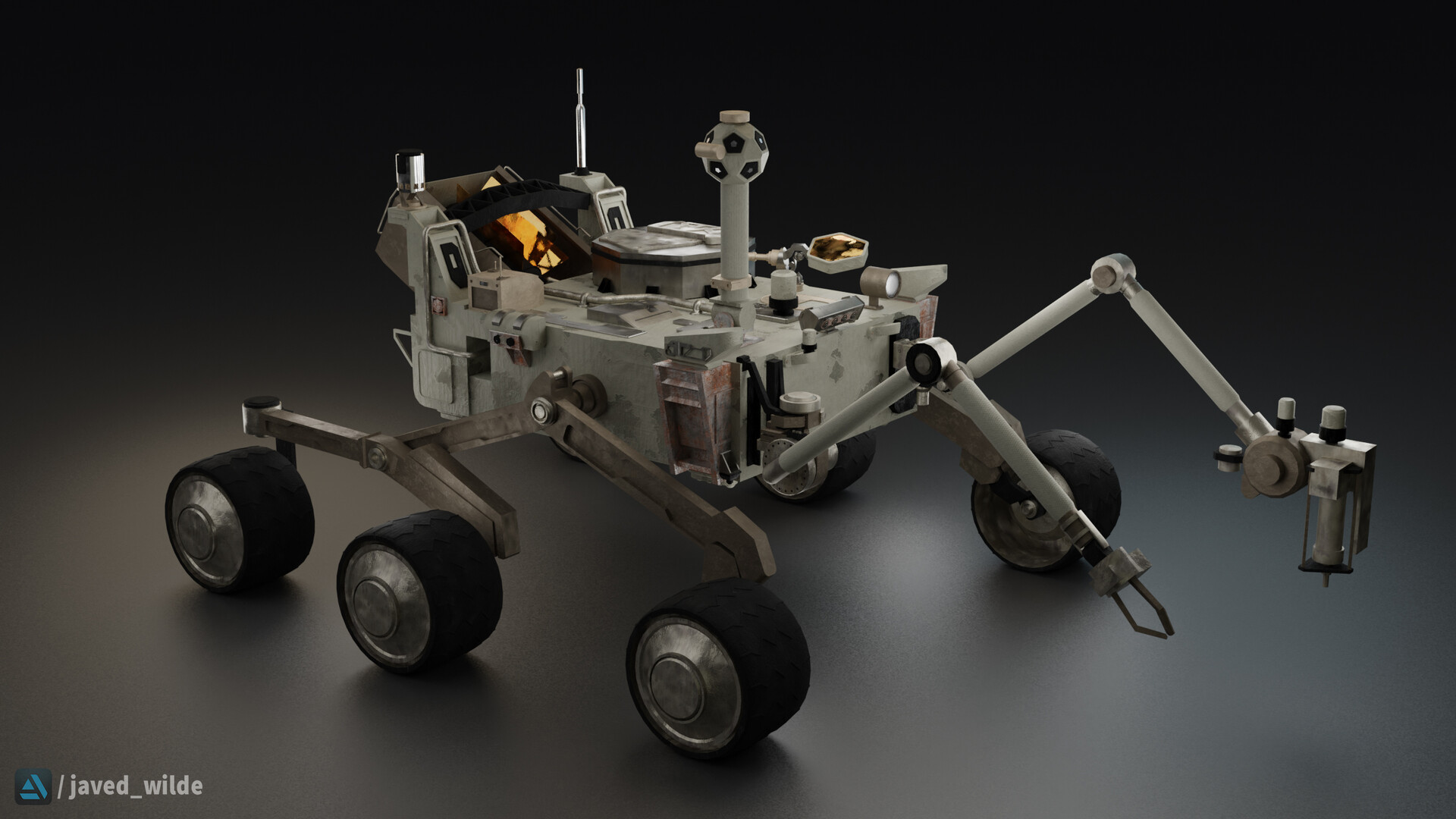 ArtStation - Scifi Rover