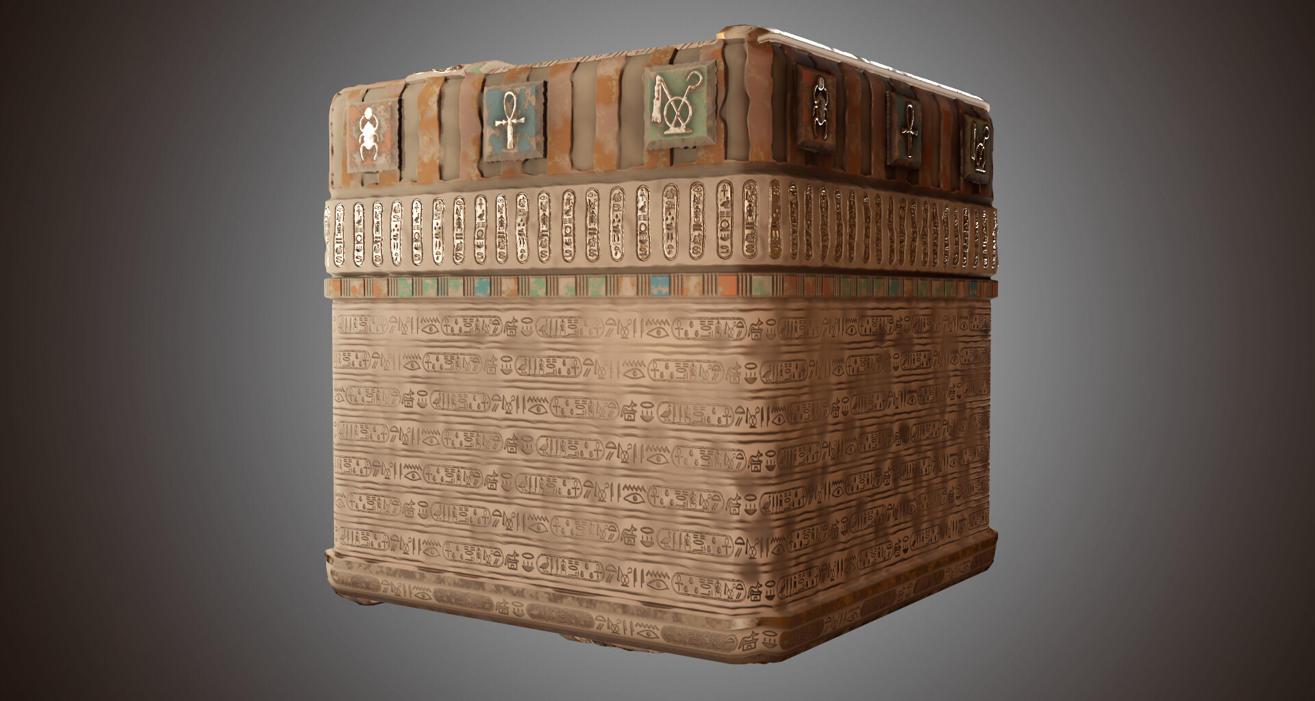 ArtStation - Stylized Egyptian Trimsheet Material