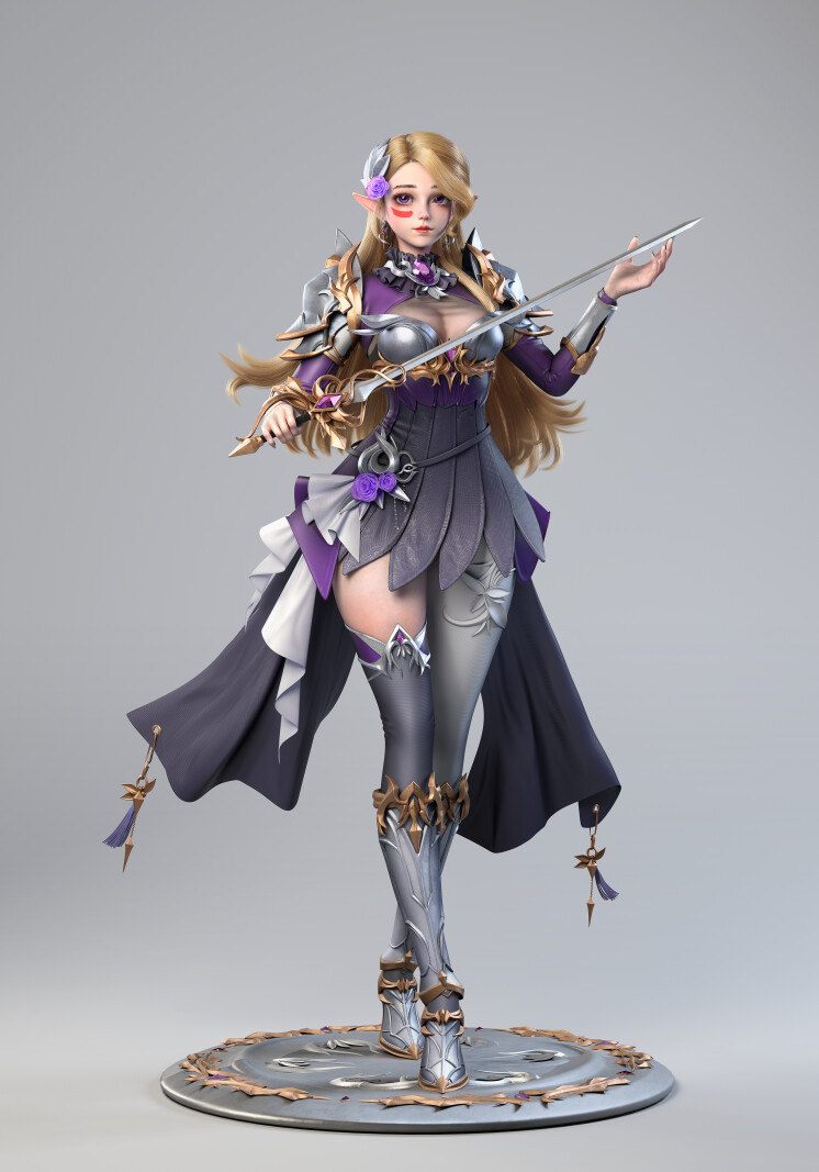 ArtStation - ABOUTCG美型课 姚同学渲染作品