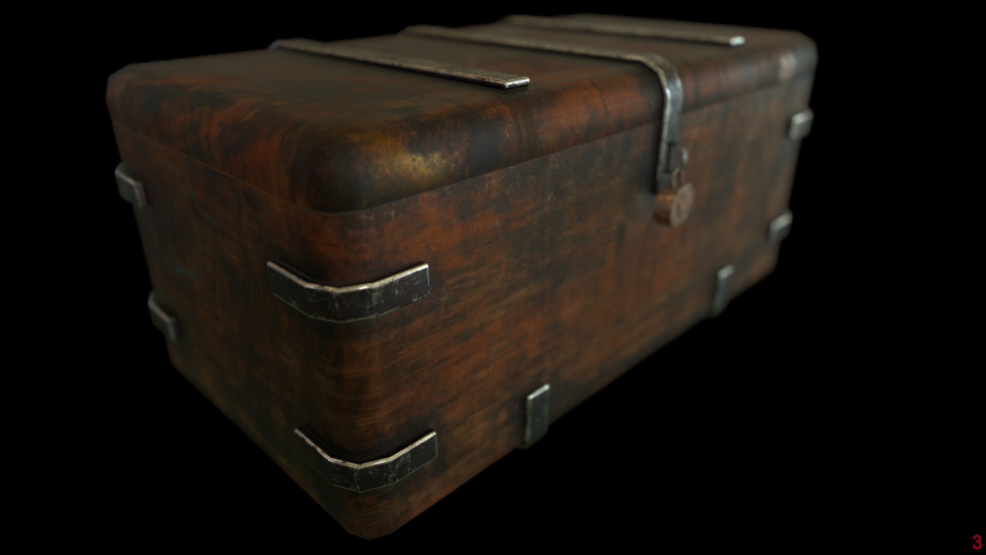 ArtStation - 3d Wooden box
