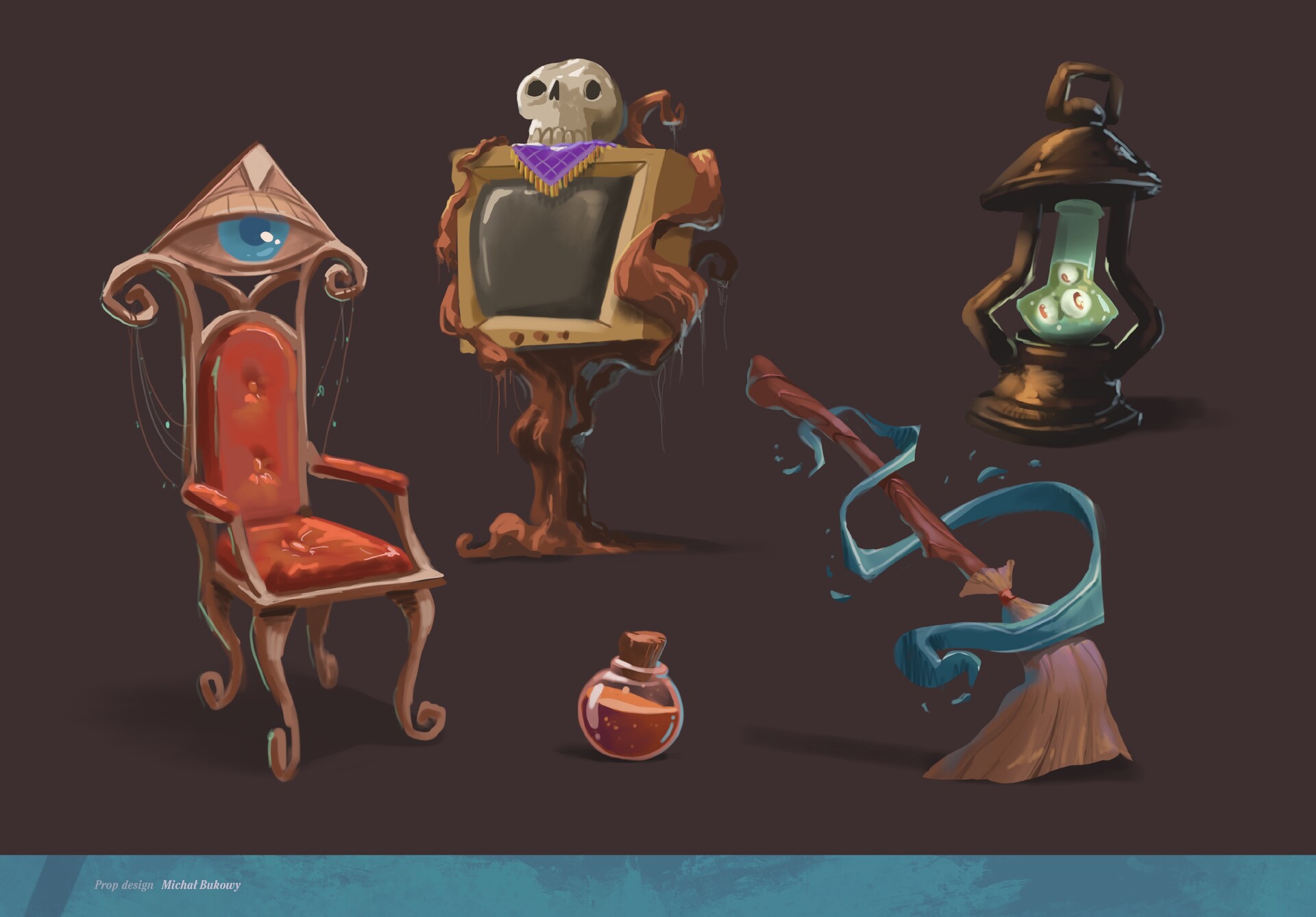 ArtStation - Witch prop design