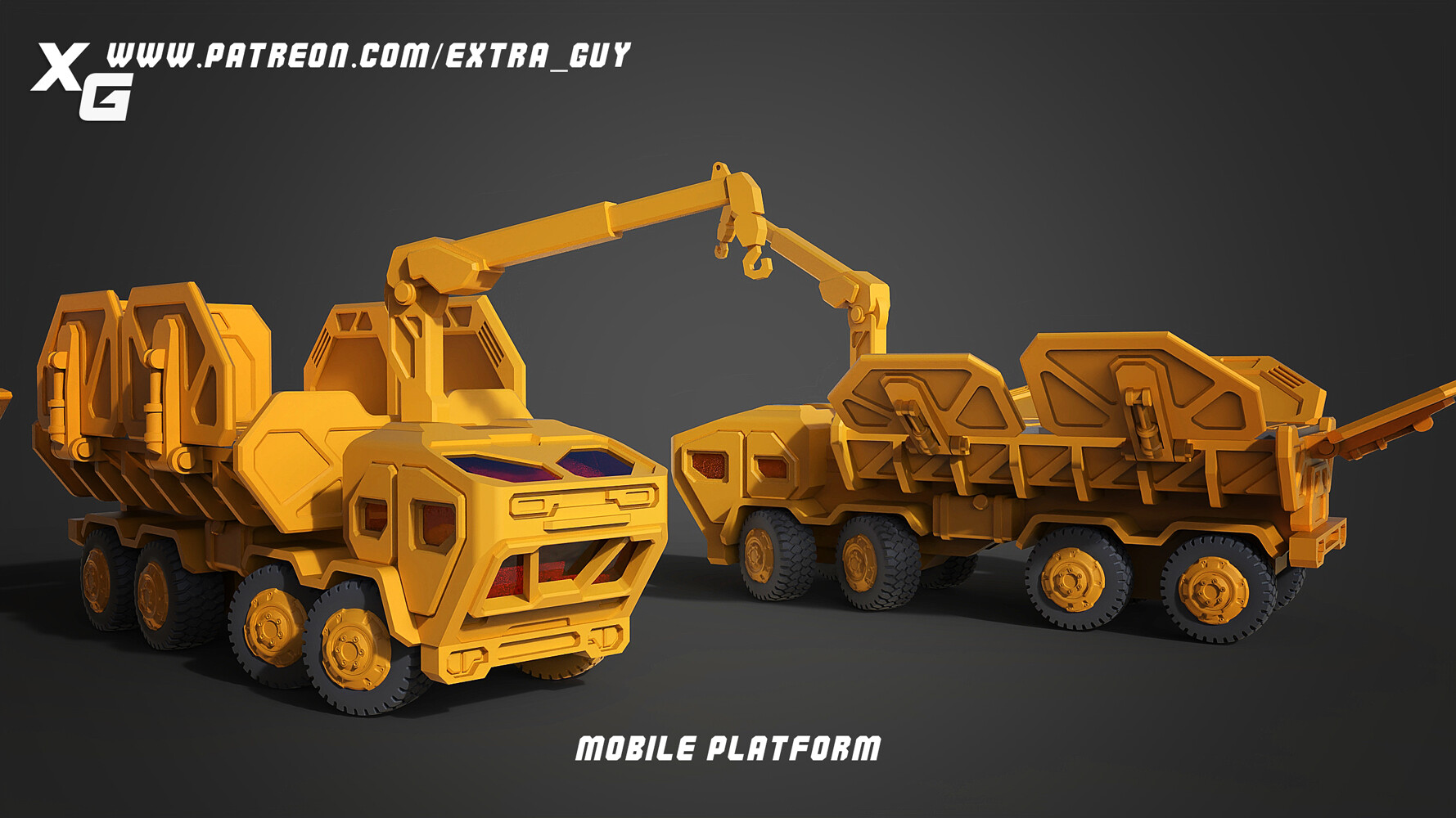ArtStation - Mobile Platform 3D Printable