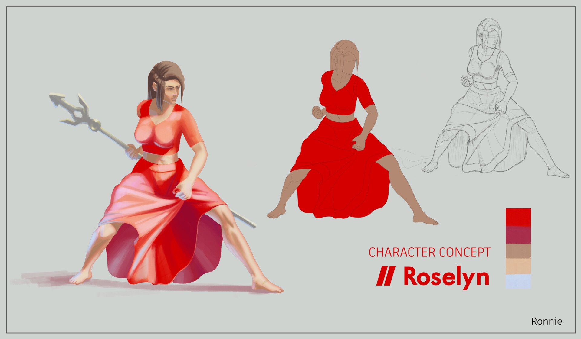 ArtStation - Roselyn - Character Concept