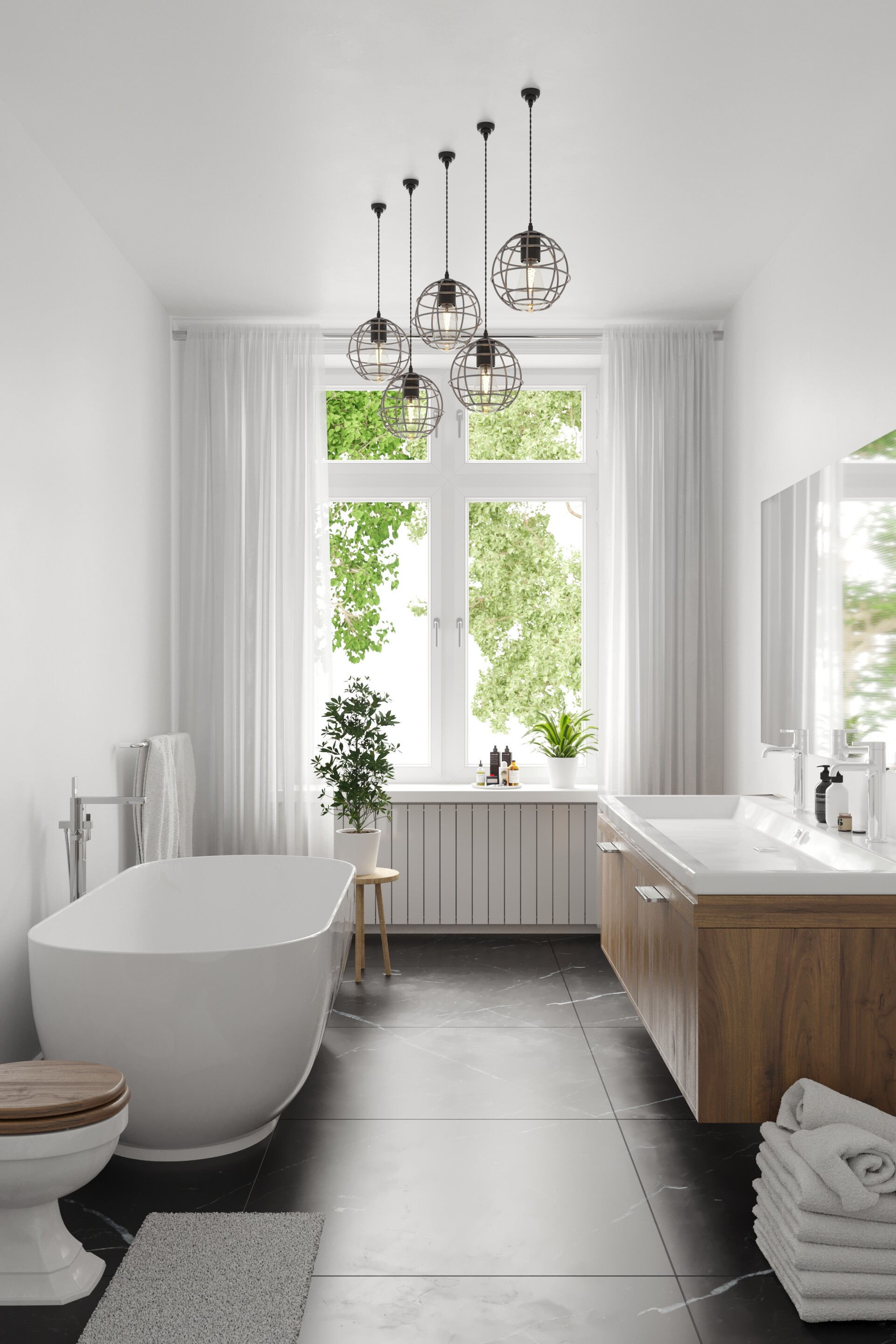 ArtStation - White Bathroom