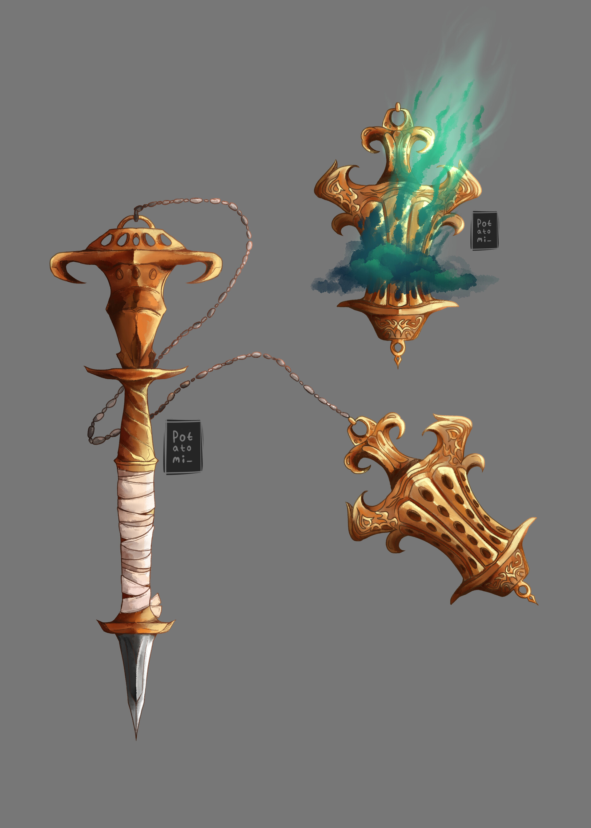 ArtStation - Censer Flail