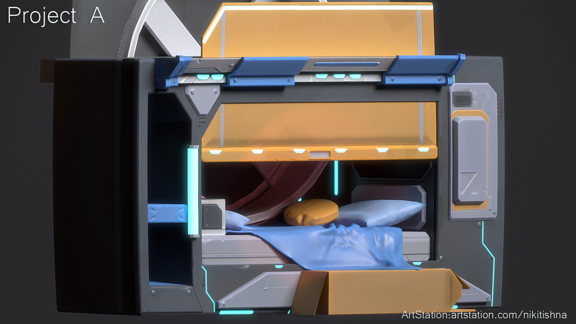 ArtStation - Bed - Project A