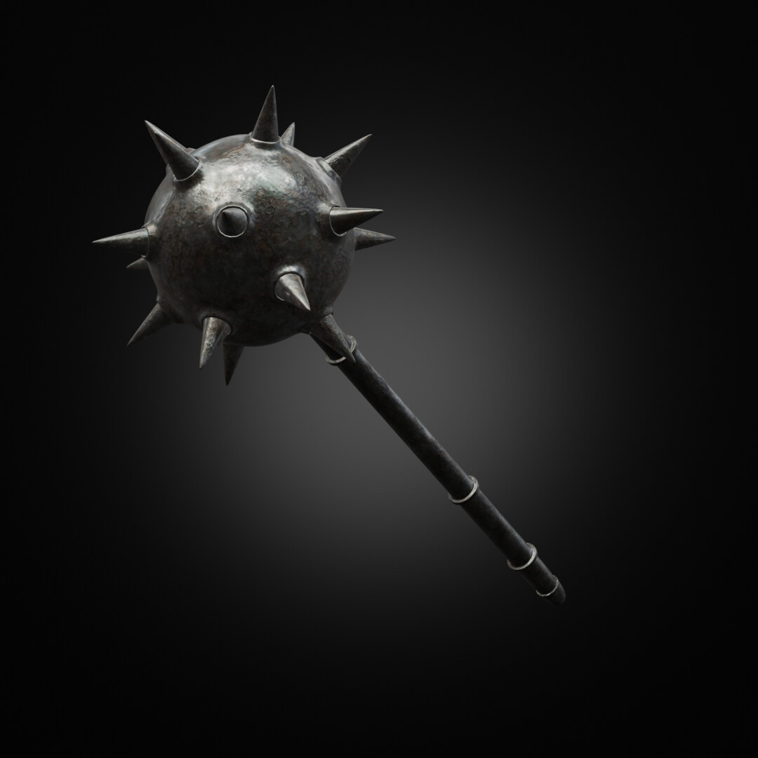 ArtStation - Spiked Mace