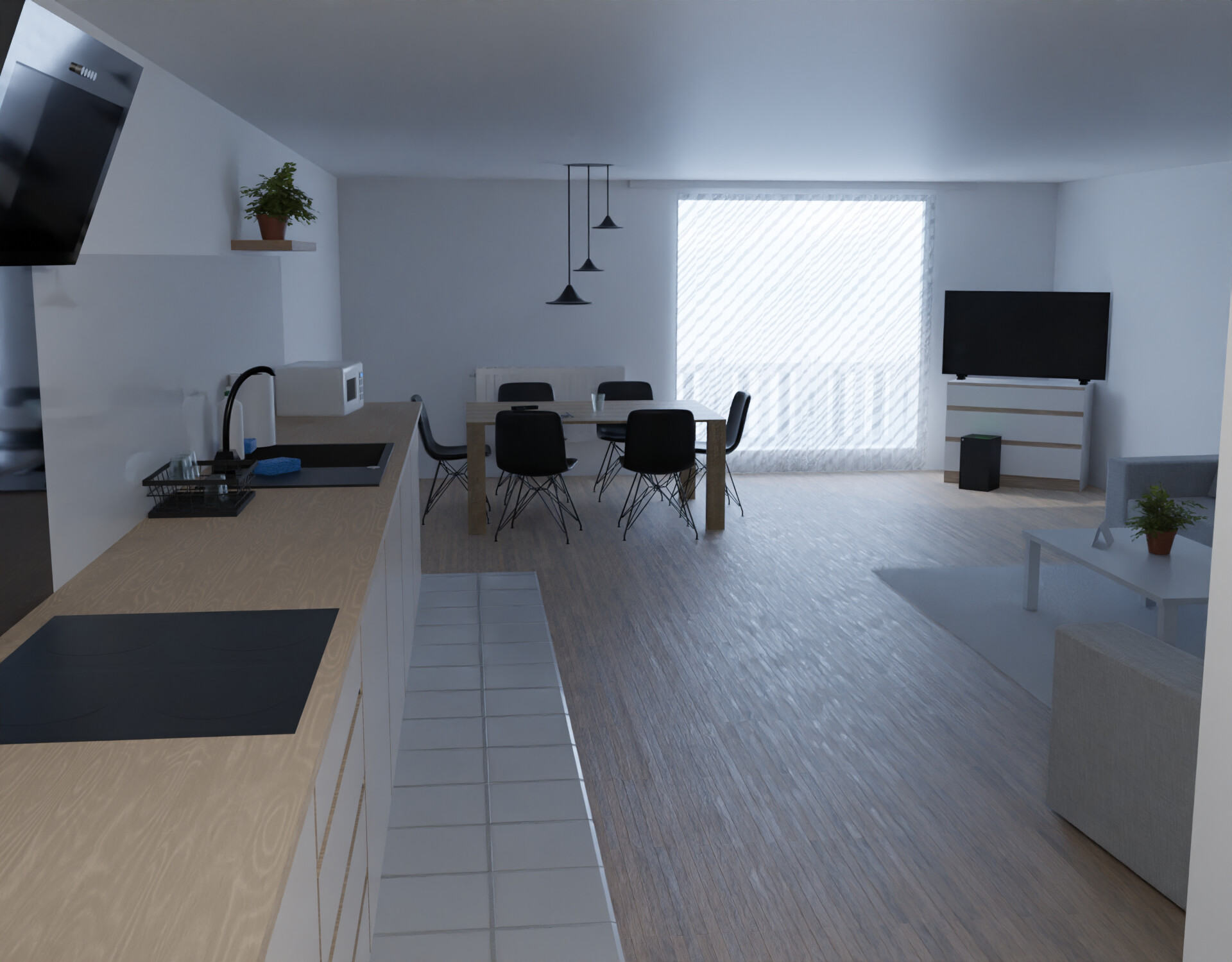 ArtStation - Render of modern house