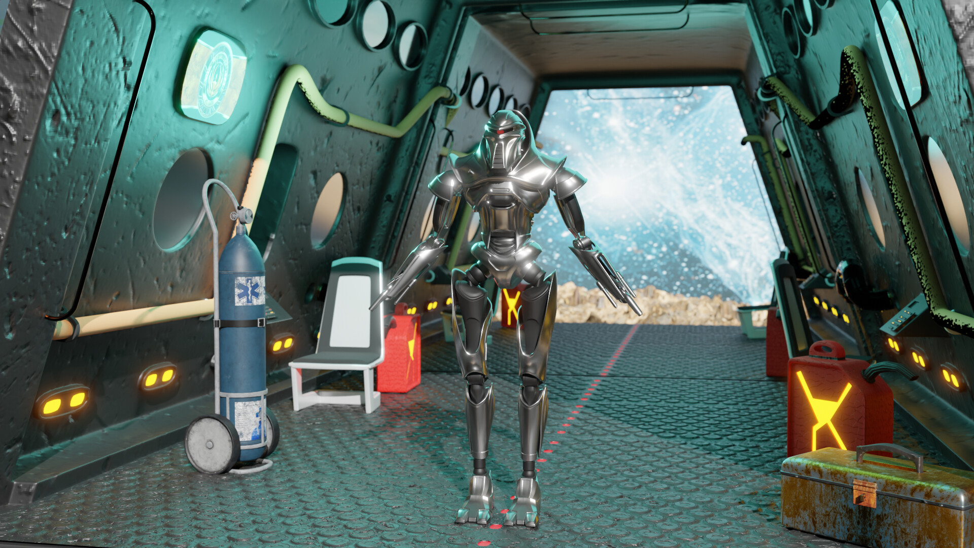 ArtStation - Cylon Soldier. Battlestar Galactica ( serie 2004)