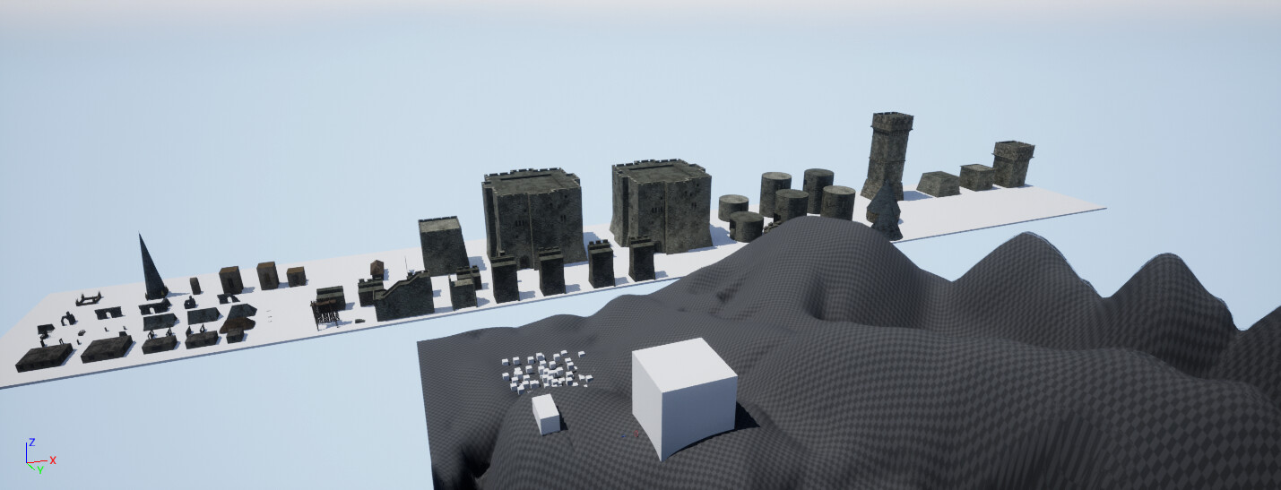 ArtStation - ASSETS LINEUP FOR THE FUTURE CASTLE PROJECT